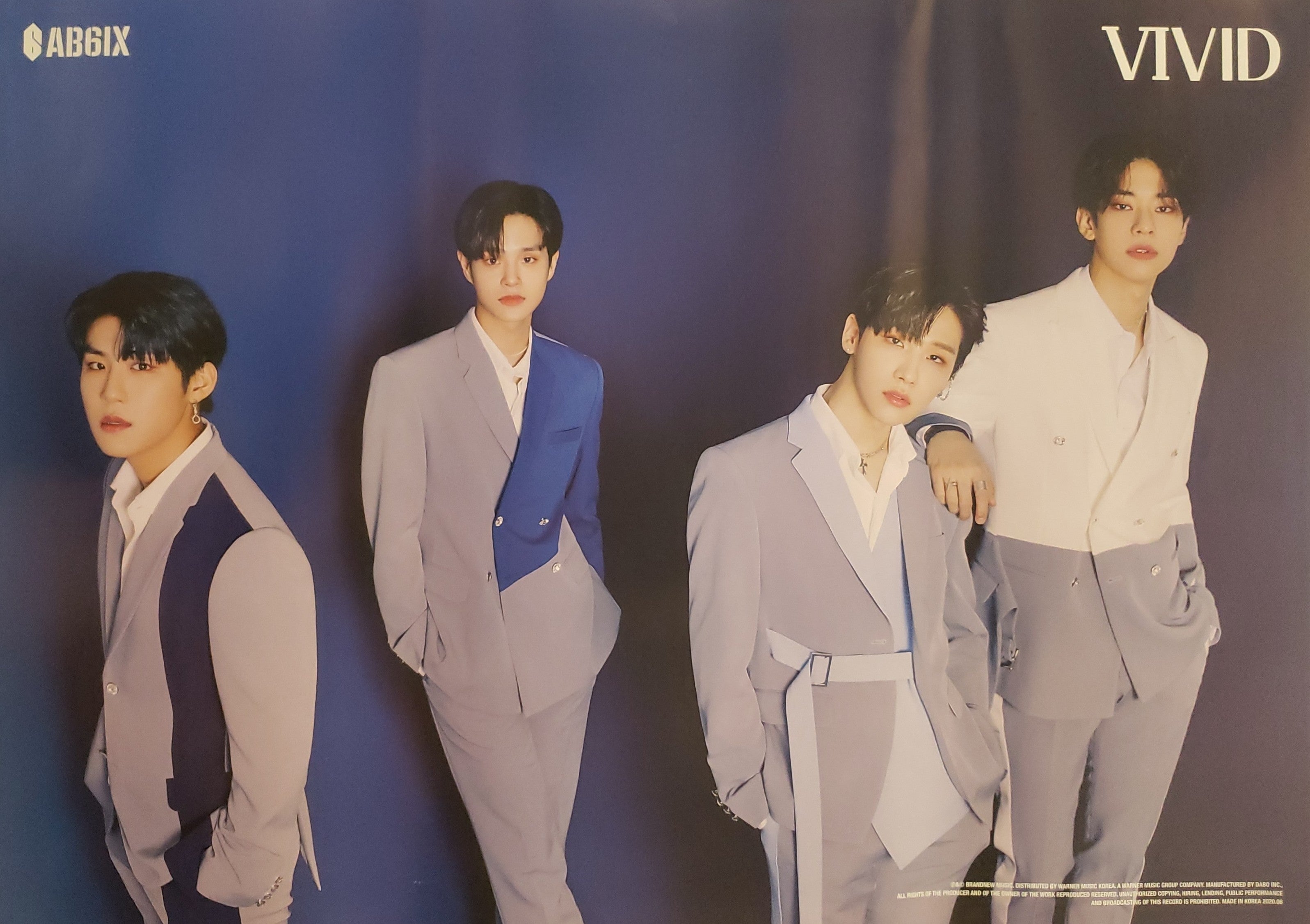 AB6IX 2nd Mini Album VIVID Official Poster - D Version – Choice Music LA