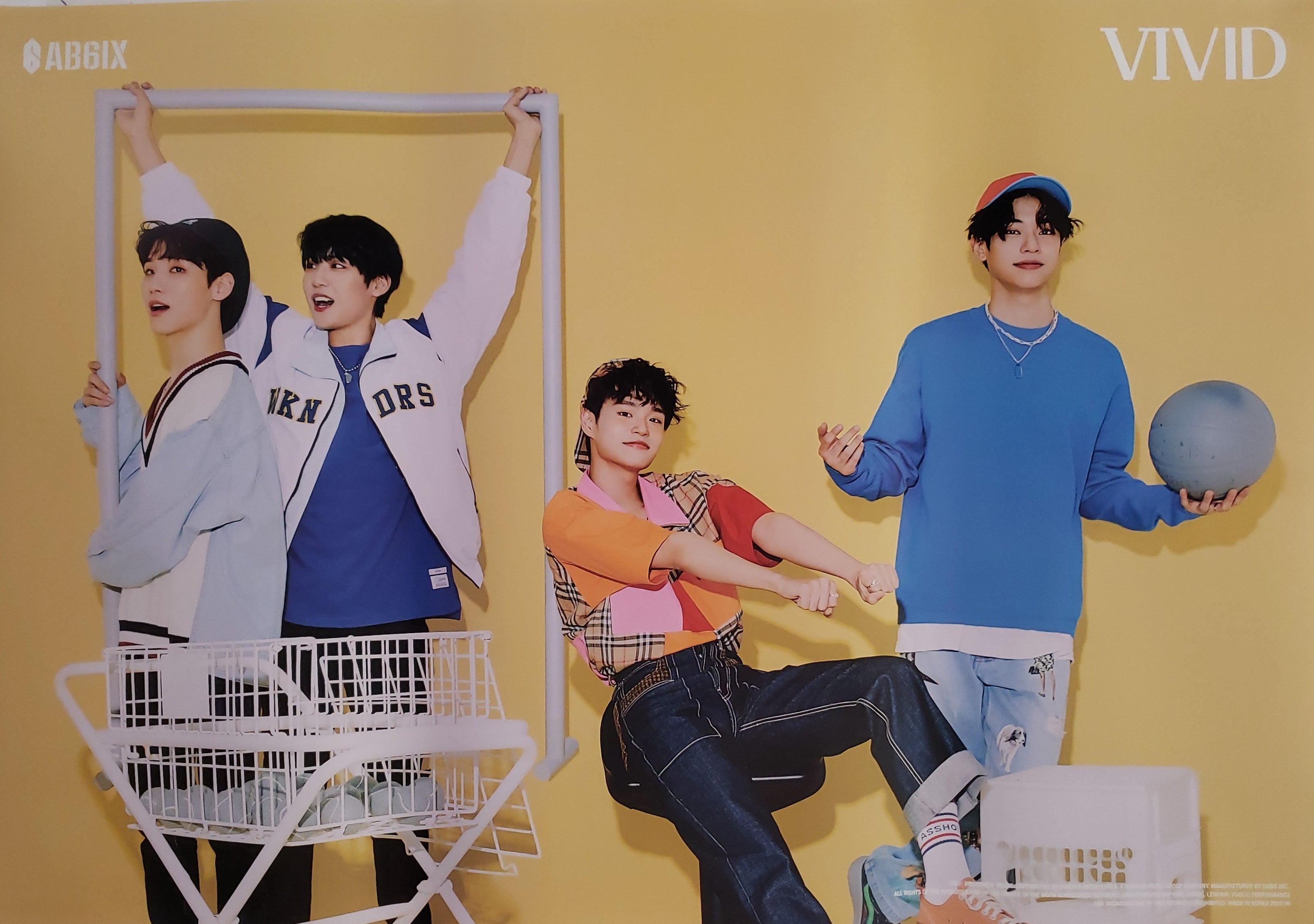 AB6IX 2nd Mini Album VIVID Official Poster - V Version – Choice Music LA