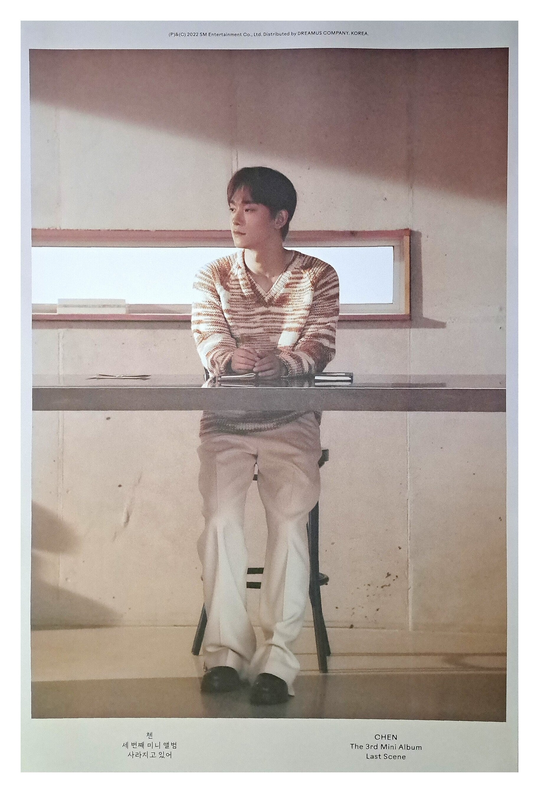 Chen 3rd Mini Album 사라지고 있어 (Last Scene) Official Poster - Photo Conce ...