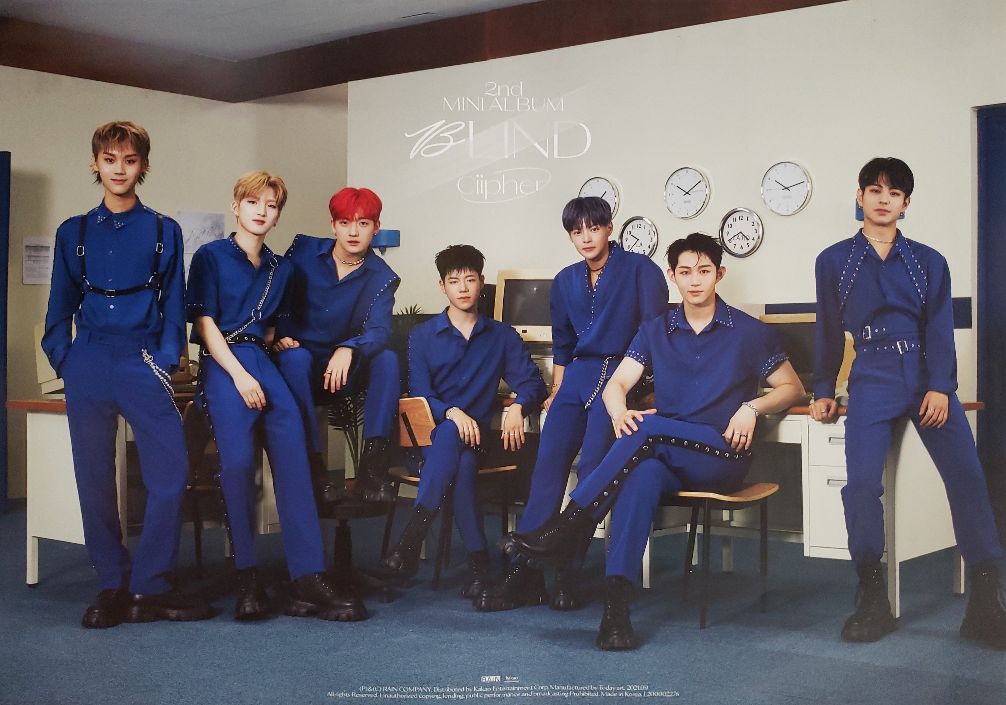 Ciipher 2nd Mini Album Blind Official Poster - Photo Concept 2 – Choice ...