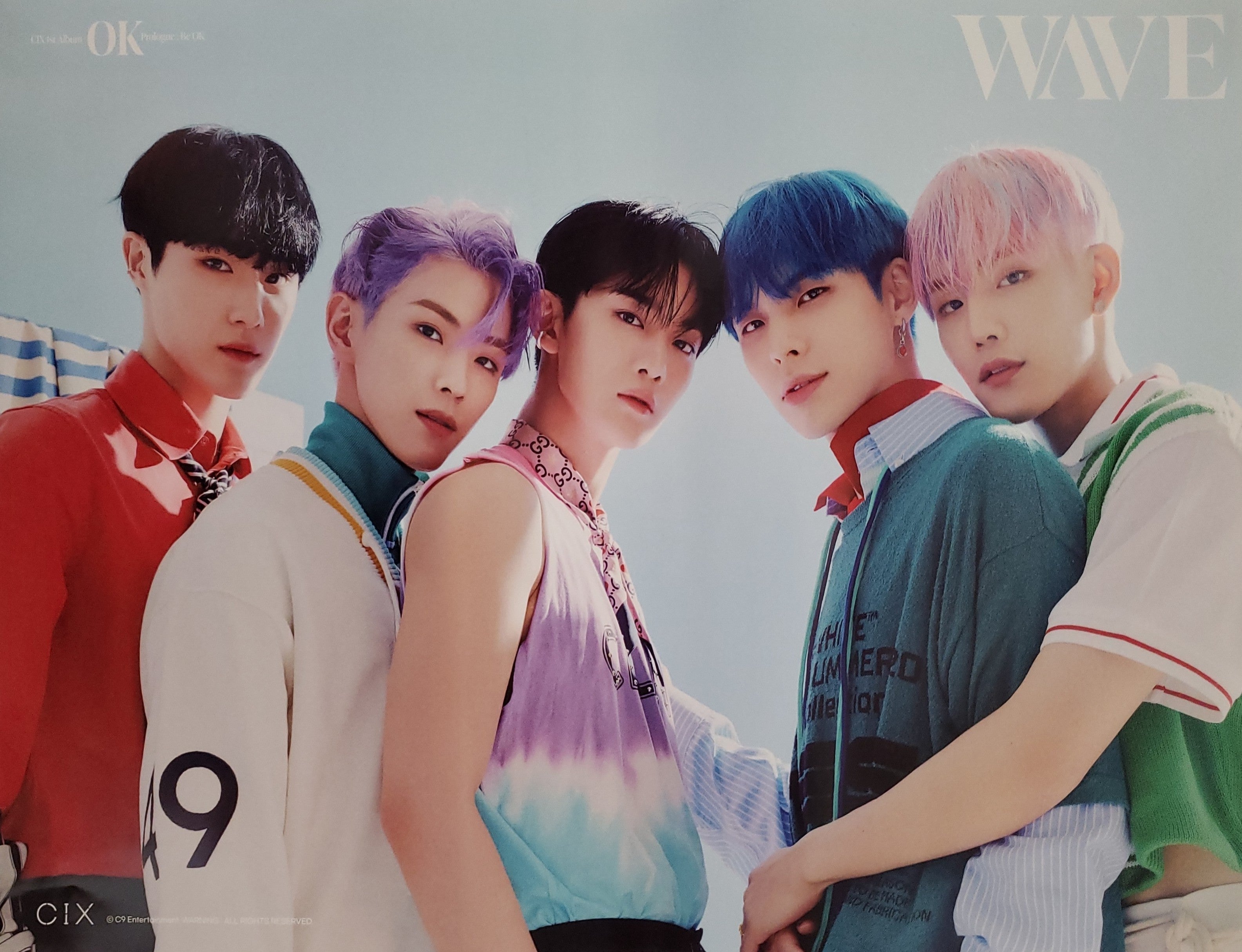 CIX 1st Album OK Prologue: Be OK Official Poster - Photo Concept Rippl ...