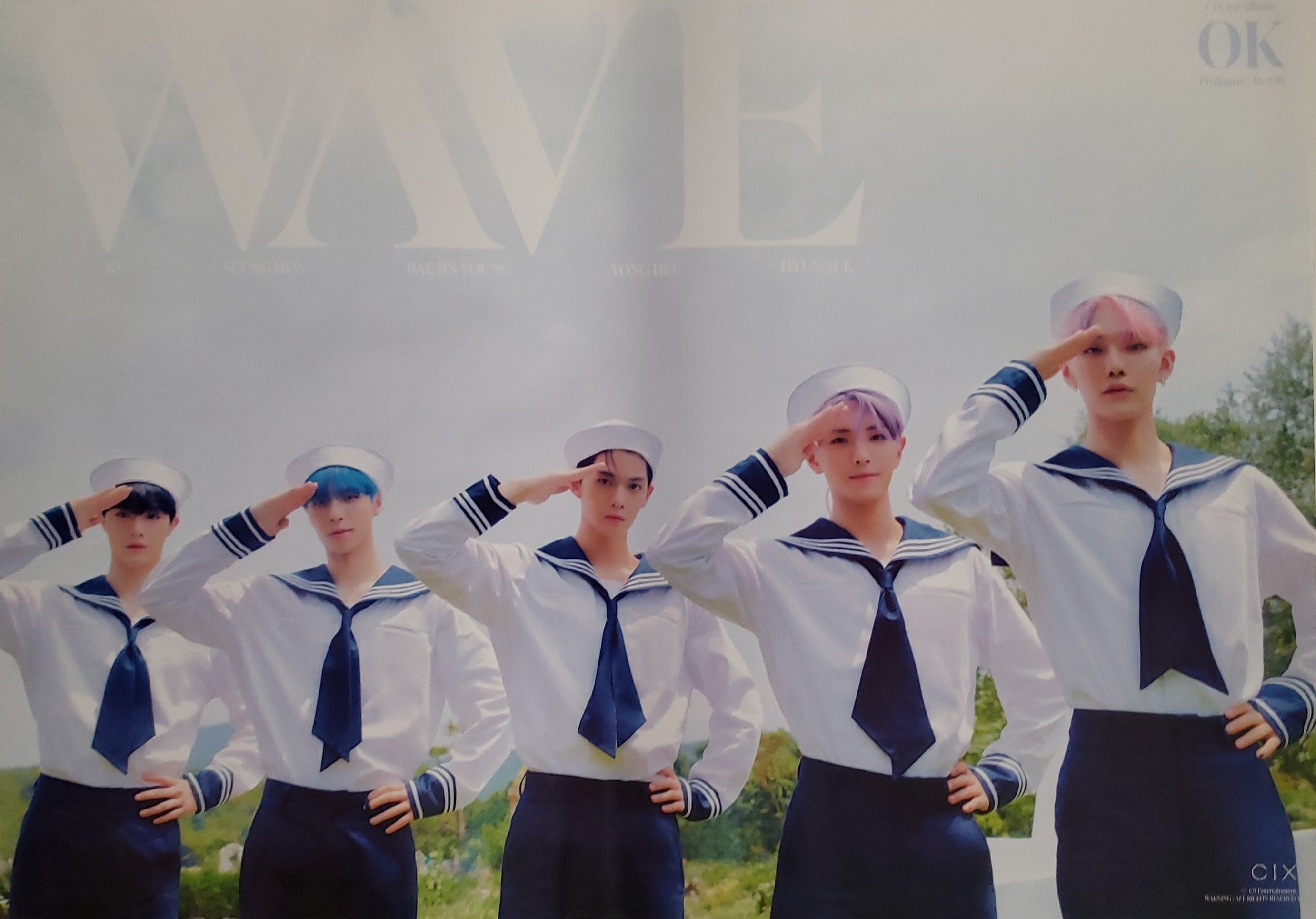 CIX 1st Album OK Prologue: Be OK Official Poster - Photo Concept Storm ...