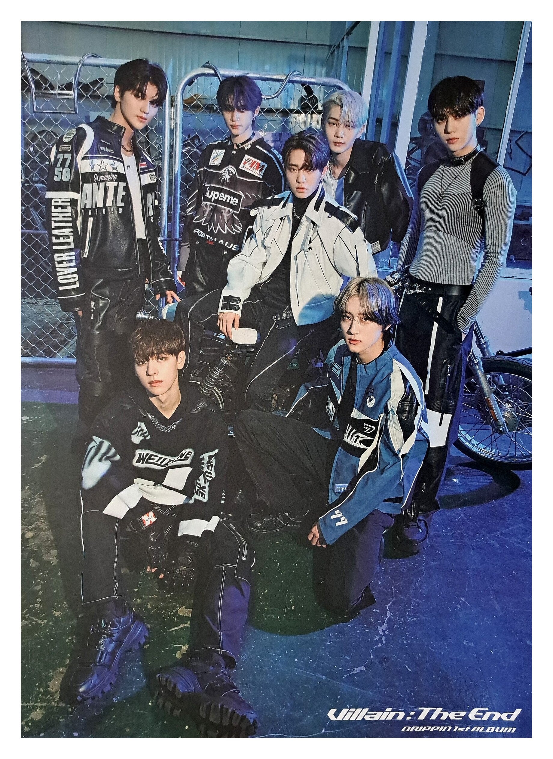 Drippin 1st Album Villain : The End Official Poster - Photo Concept X ...