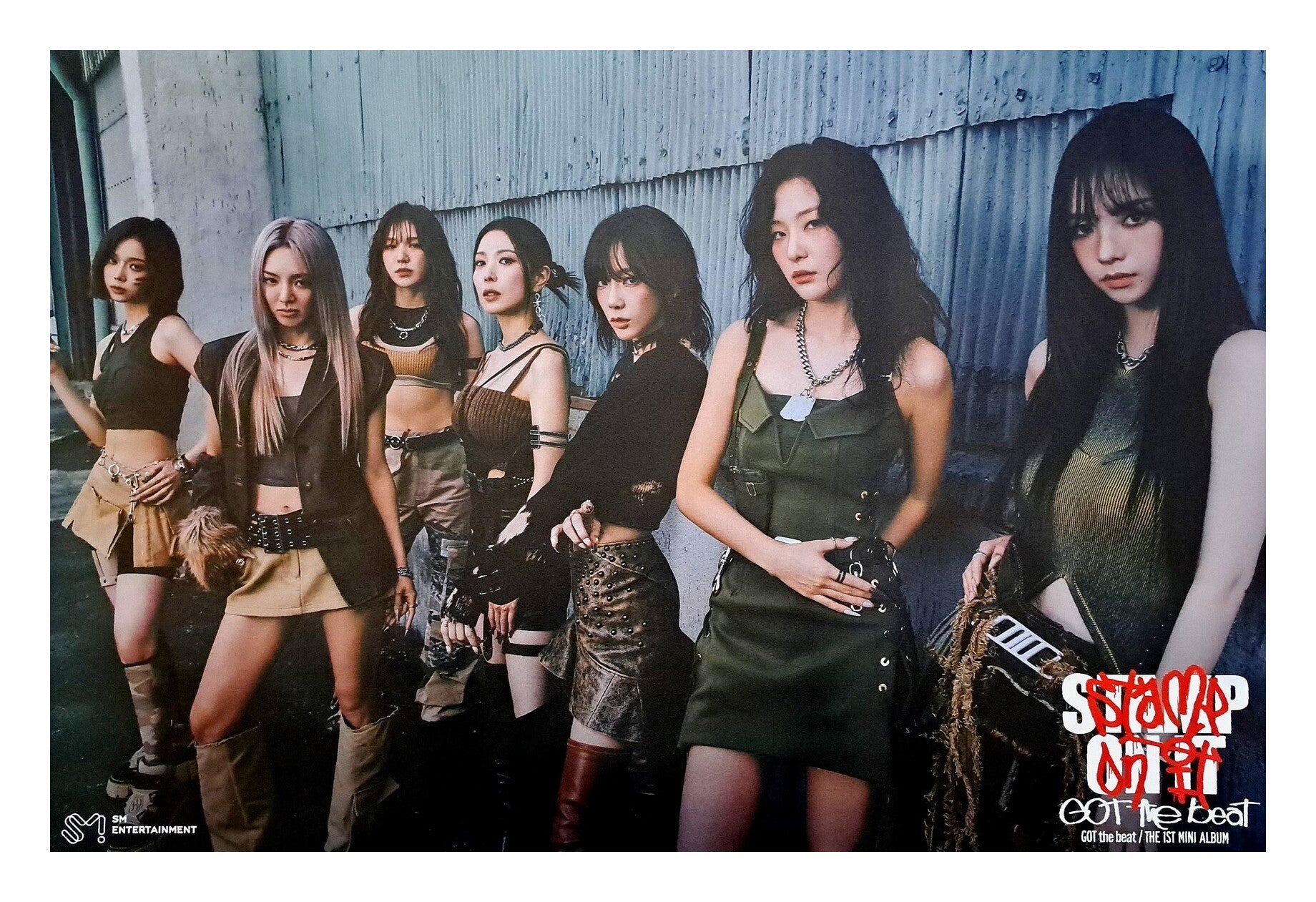 GOT the beat 1st Mini Album Stamp On It Official Poster - Photo Concep ...