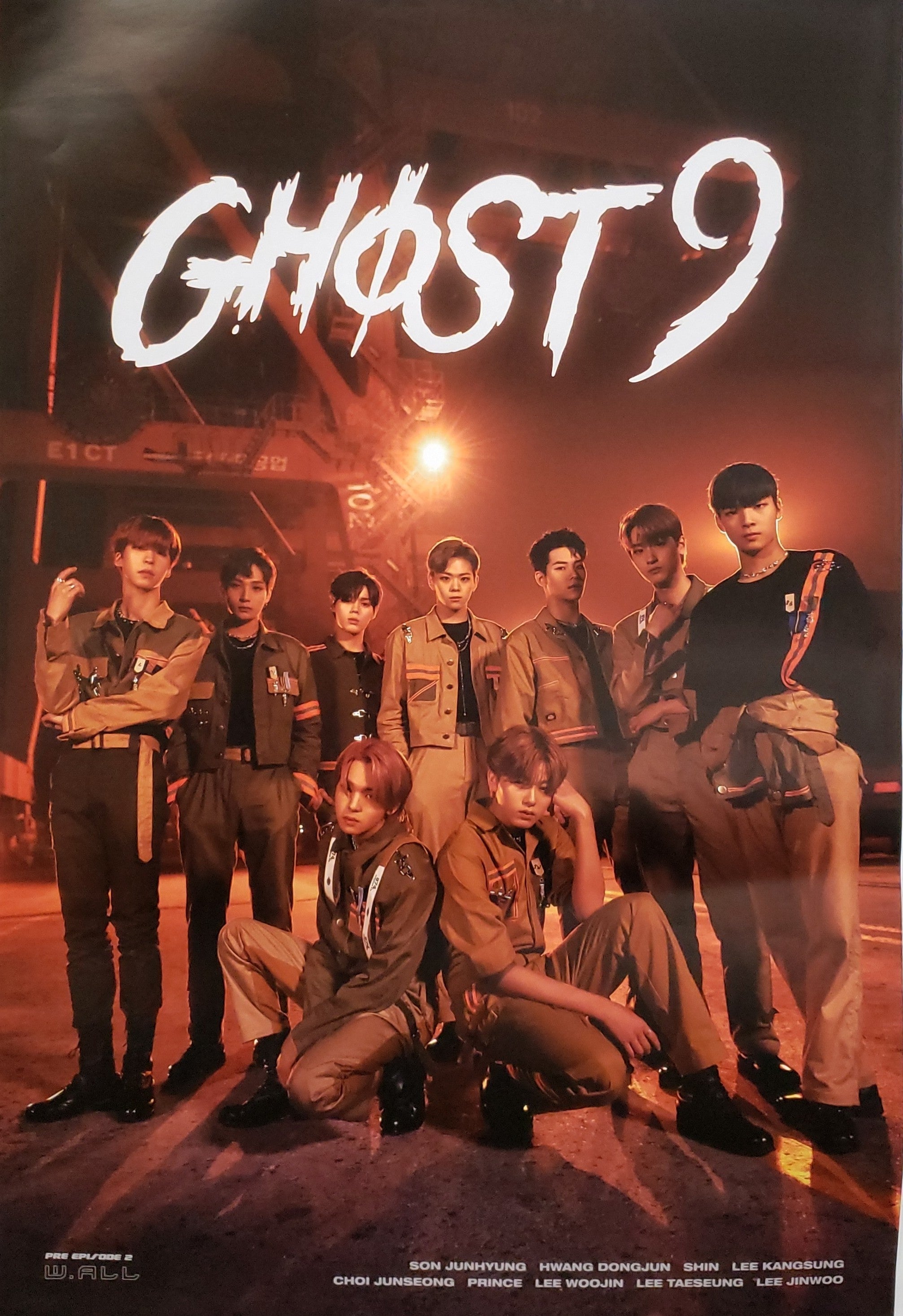 GHOST9 2nd Mini Album PRE EPISODE 2 : W.ALL Official Poster - Photo Co ...