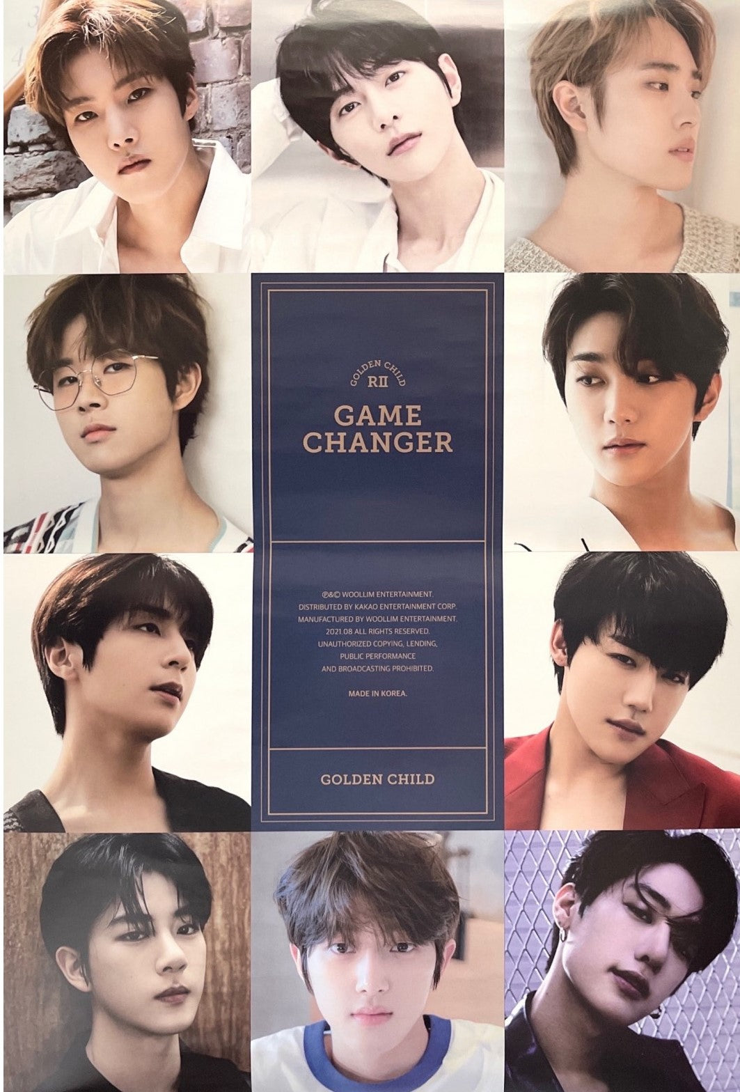 Golden Child 2nd Album Game Changer Official Poster - Photo Concept 3 ...