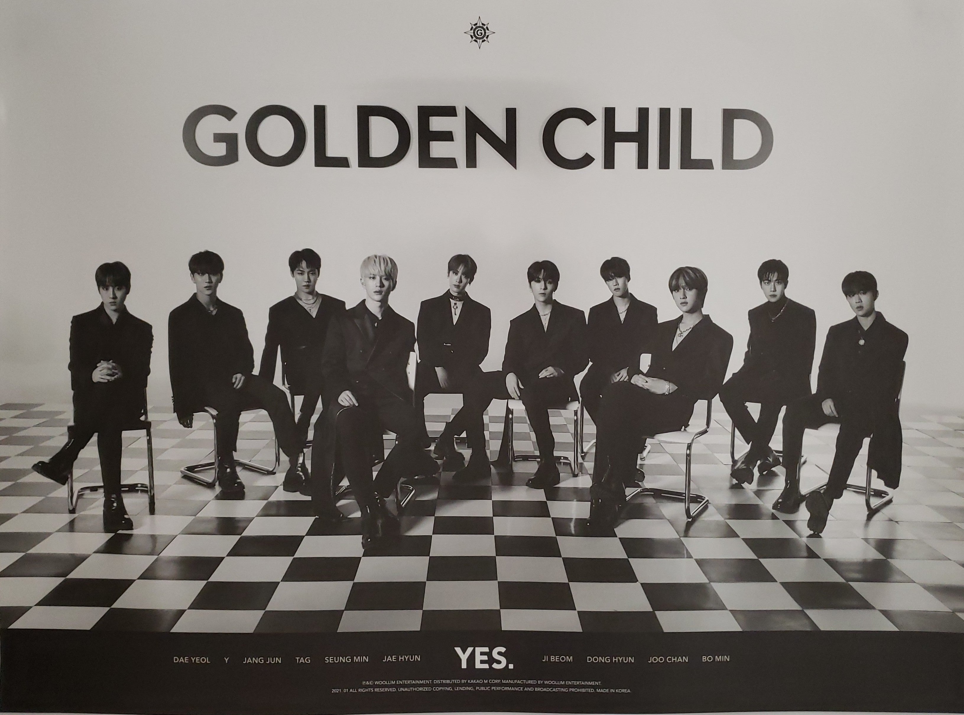 Golden Child 5th Mini Album YES. Official Poster - Photo Concept 2 ...
