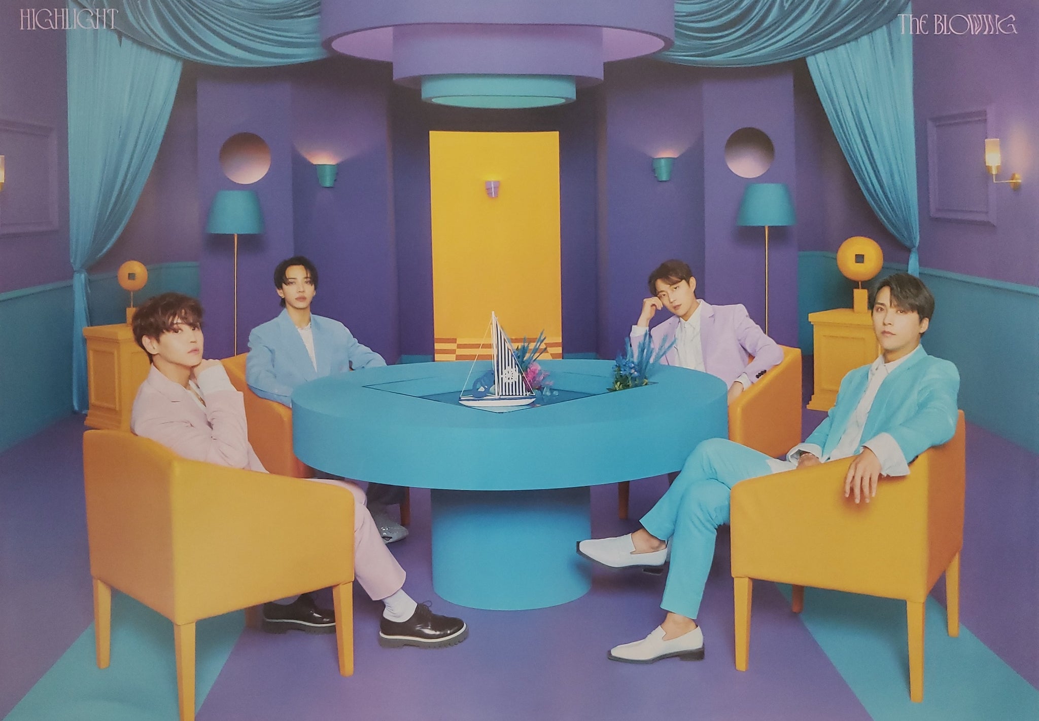 HIGHLIGHT 3RD MINI ALBUM THE BLOWING Official Poster - Photo Concept G ...