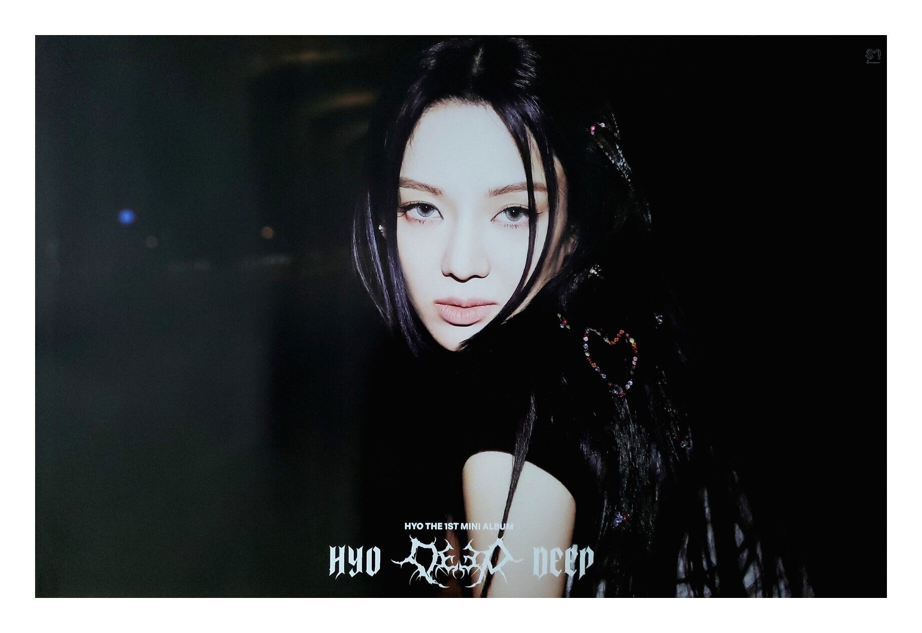 Hyo 1st Mini Album Deep (Illusion Version) Official Poster - Photo Con ...