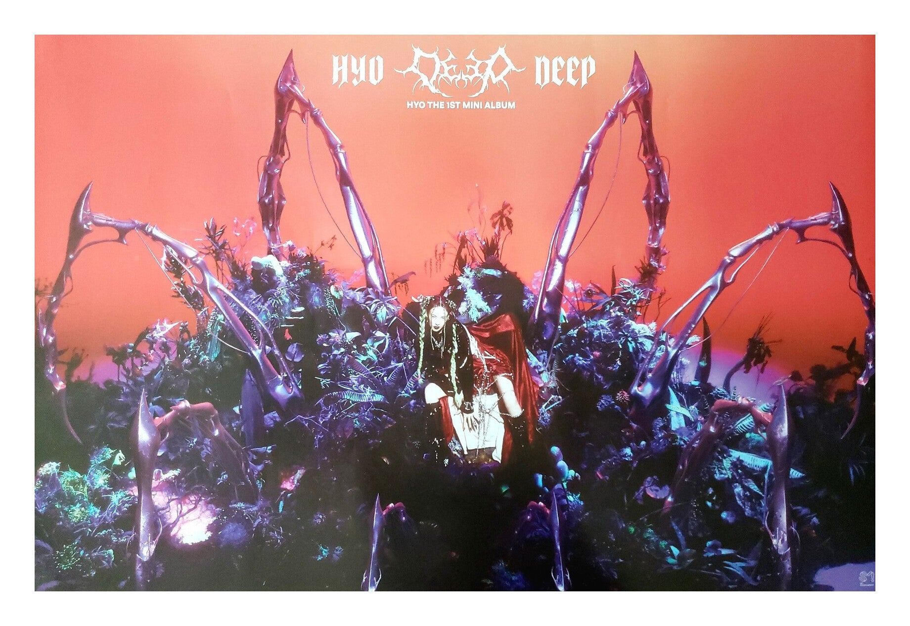 Hyo 1st Mini Album Deep (Posion Version) Official Poster - Photo Conce ...