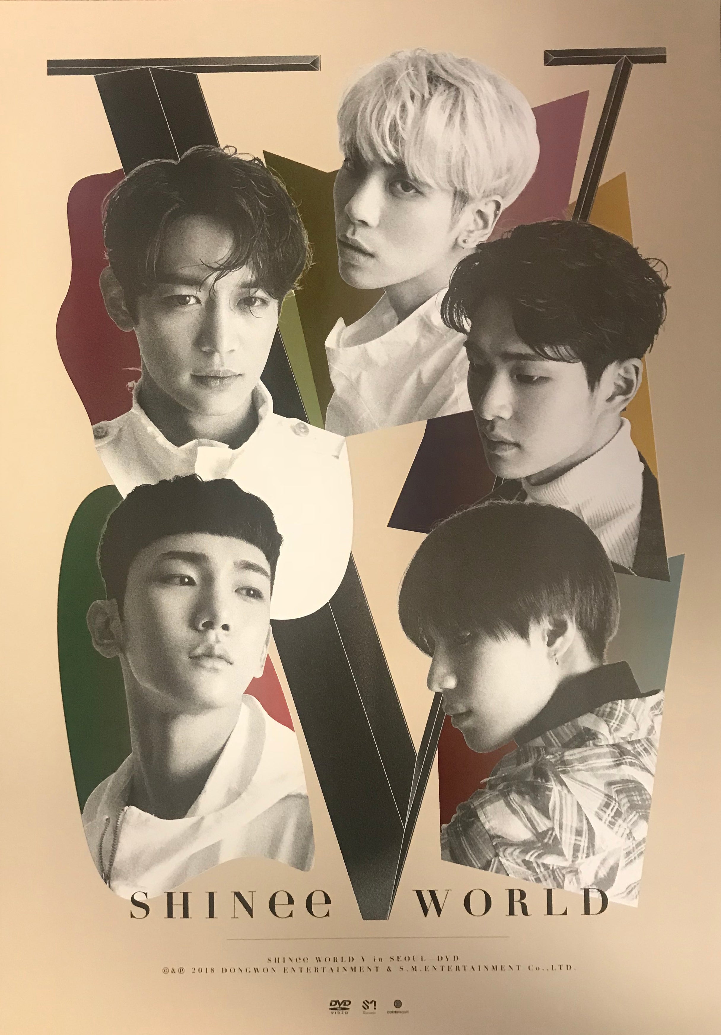 SHINee World V in Seoul Official Poster - Photo Concept 1 – Choice Music LA