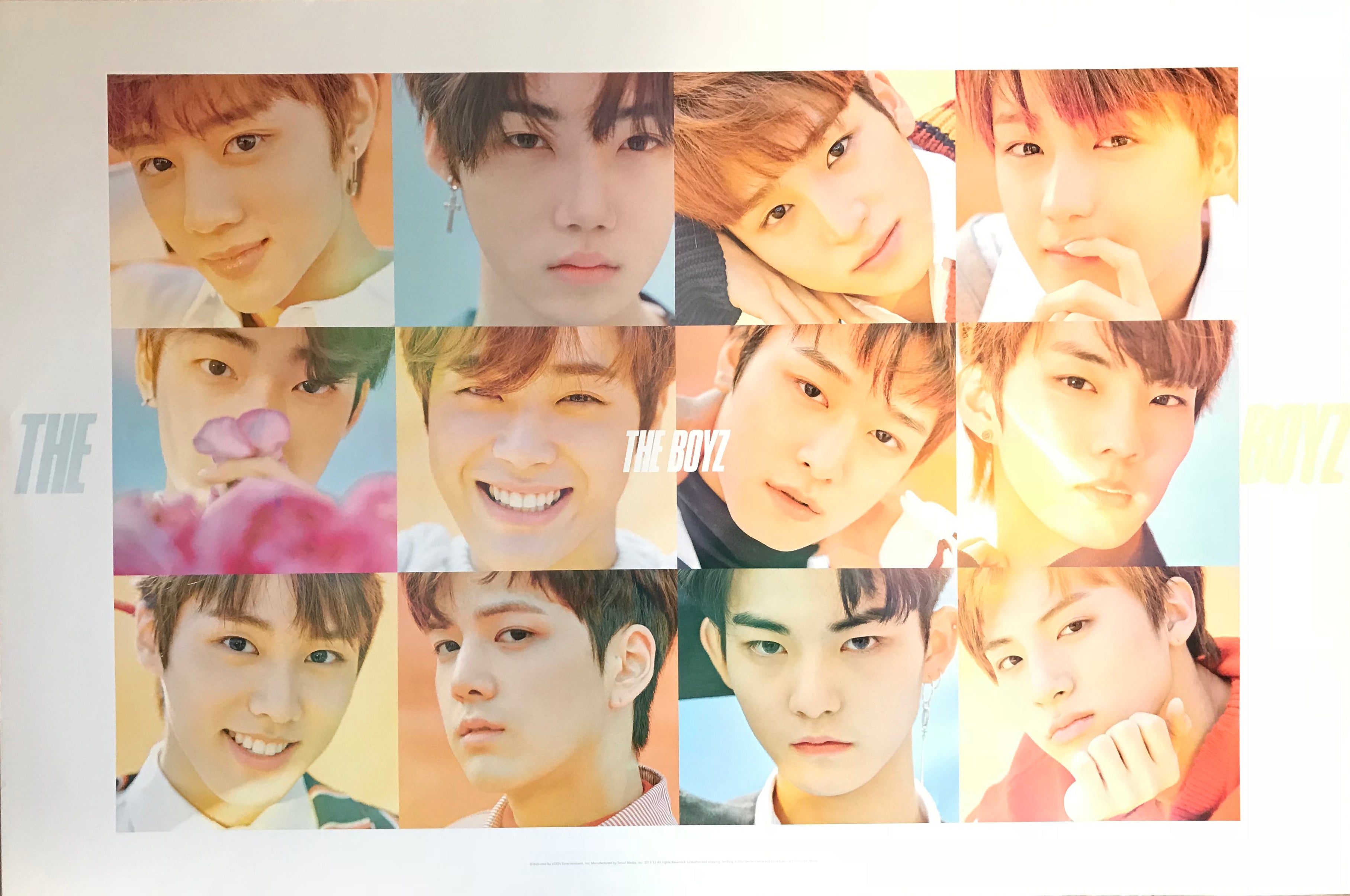 The Boyz 1st Mini Album The First Official Poster - Photo Concept Fres ...