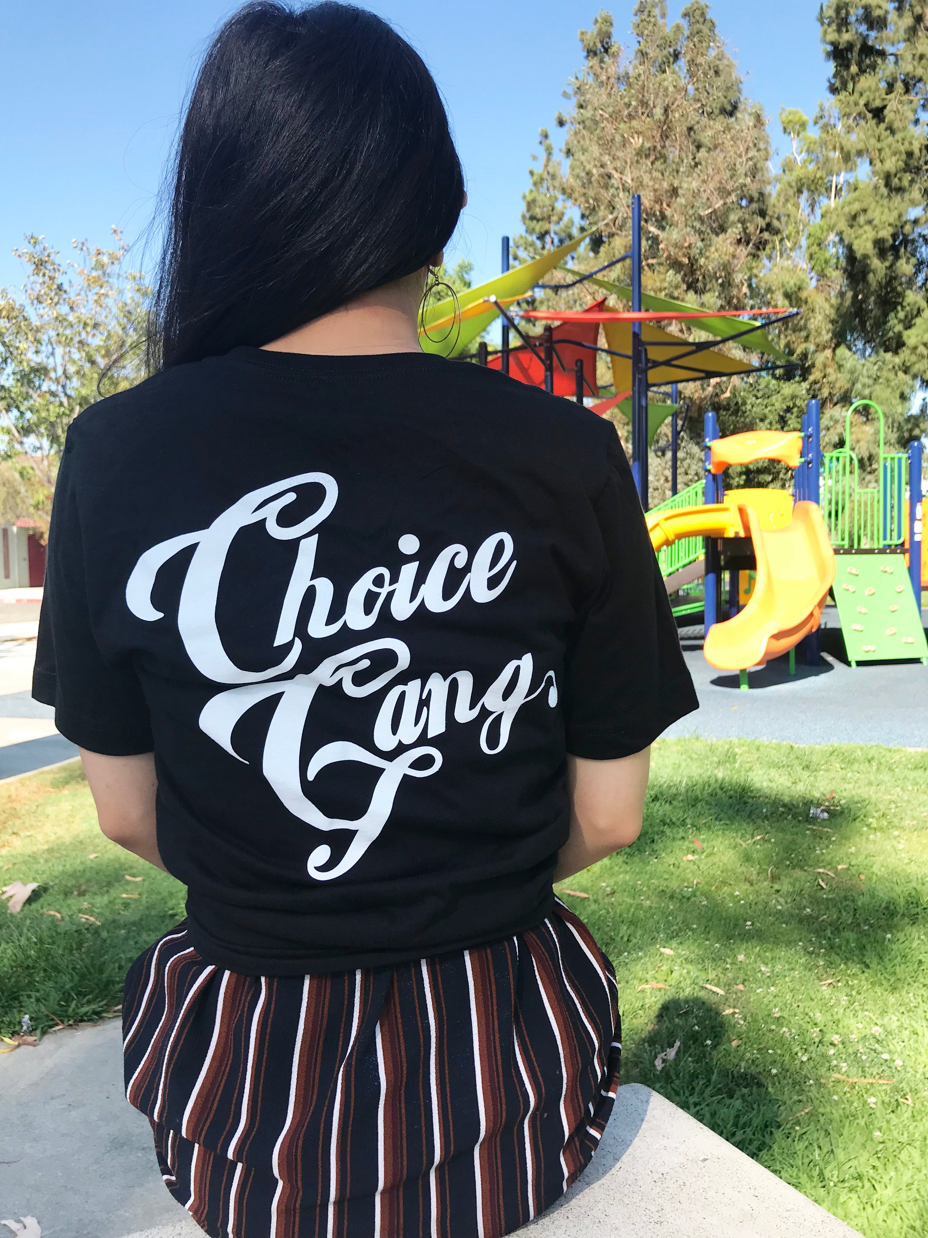 "Always Out Reppin" Ver. 2.0 - CHOICE GANG T-SHIRT (Black) – Choice ...