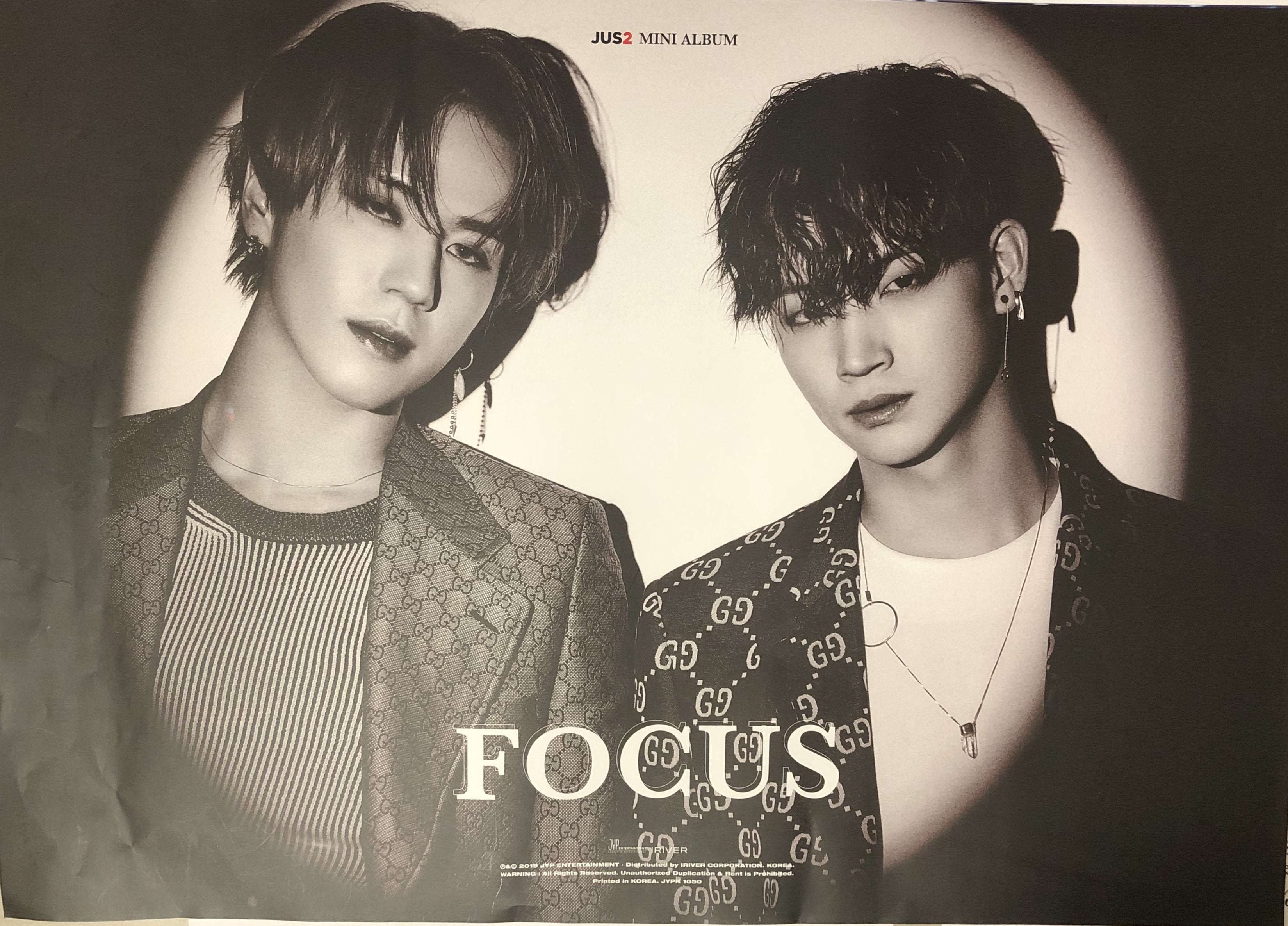 Jus2 1st Mini Album Focus Official Poster - Photo Concept Group ...