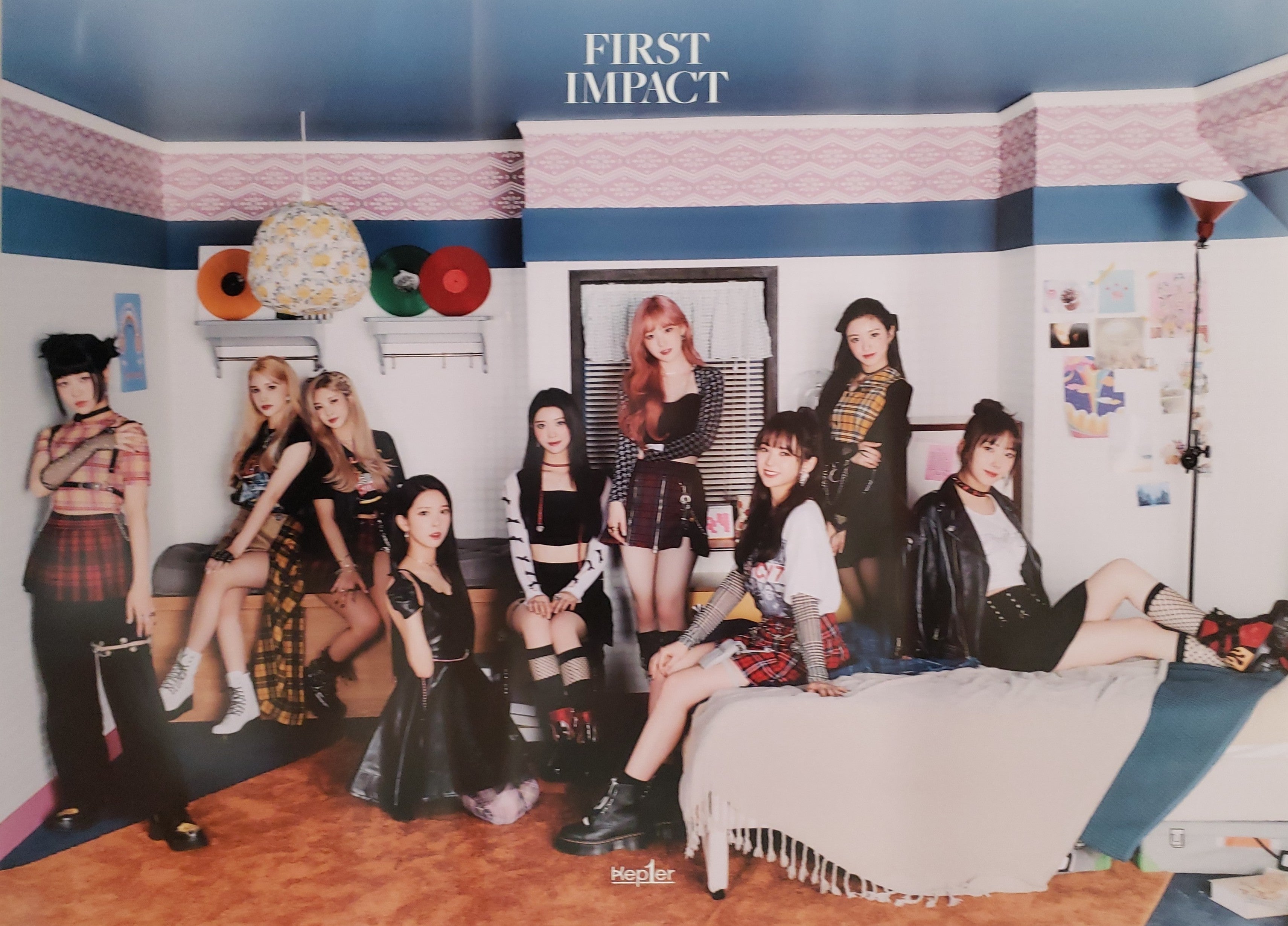 Kep1er 1st Mini Album - First Impact Official Poster - Photo Concept 1 ...