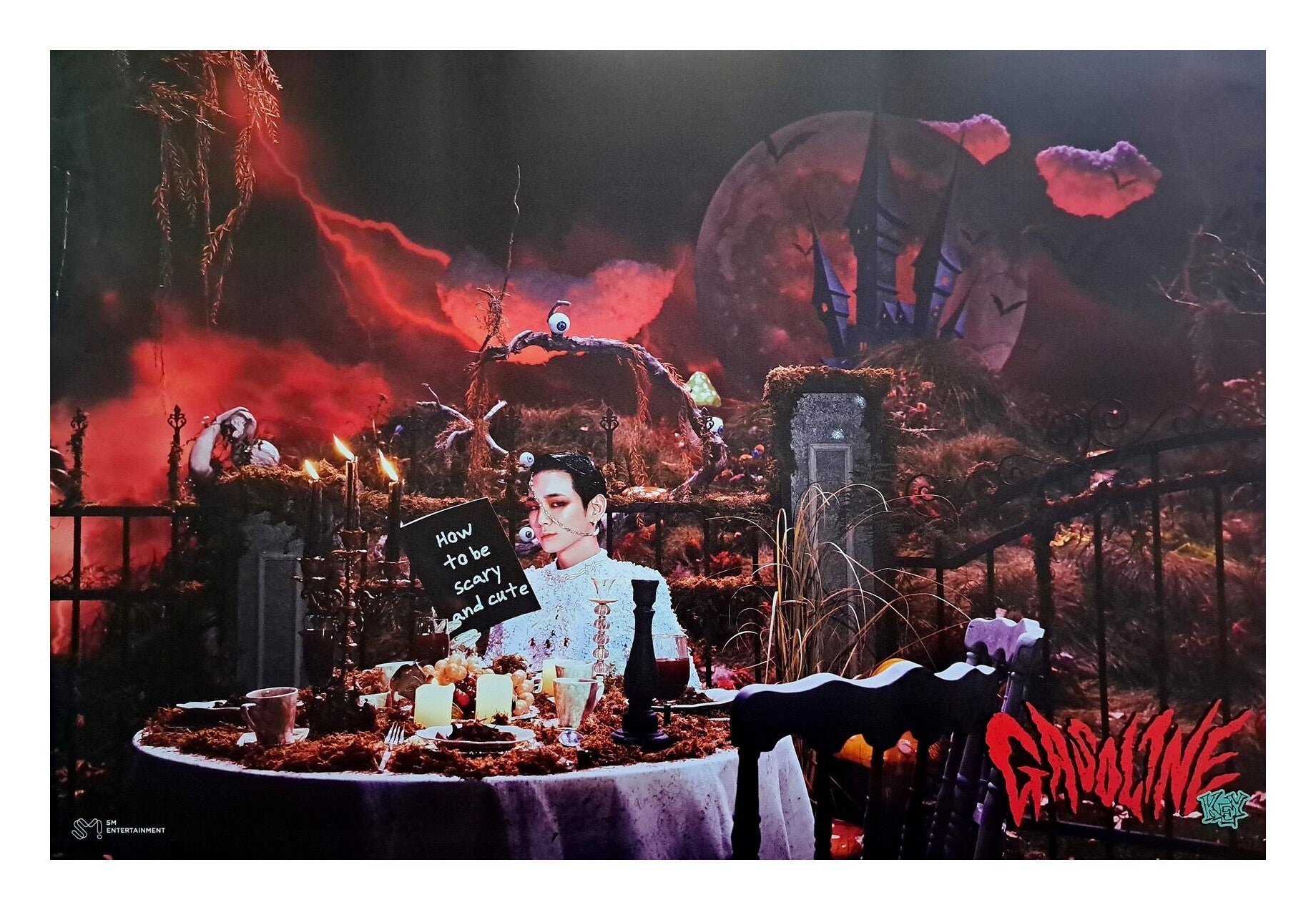 Key 2nd Album Gasoline (Booklet Ver.) Official Poster - Photo Concept ...