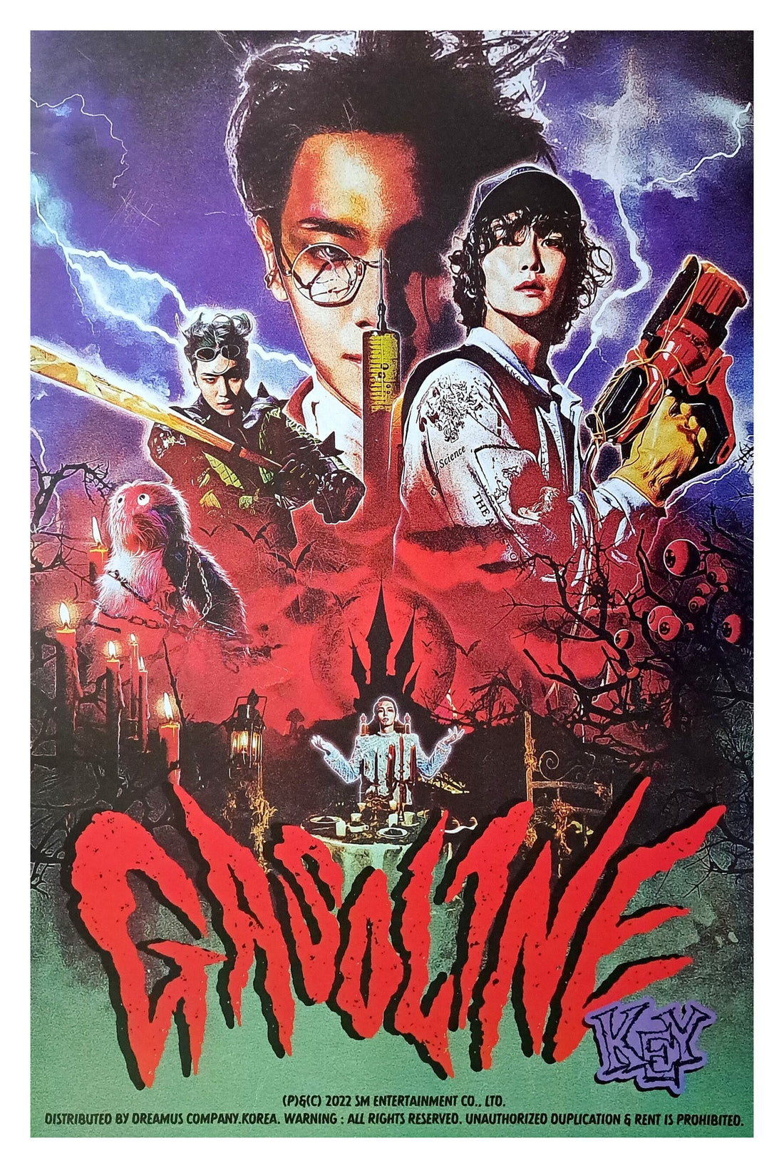 Key 2nd Album Gasoline (VHS Ver.) Official Poster - Photo Concept 1 ...