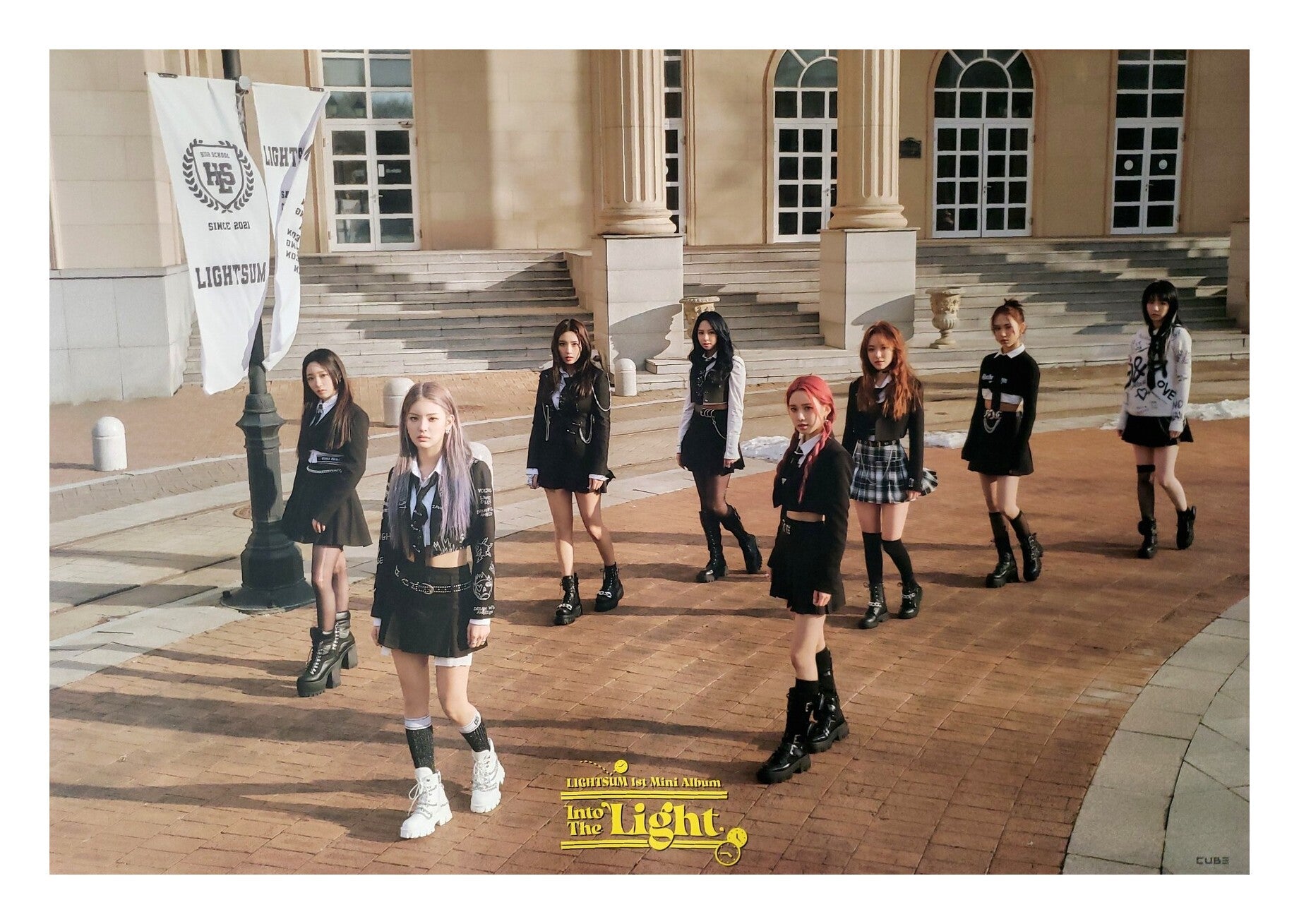 Lightsum 1st Mini Album Into the Light Official Poster - Photo Concept ...