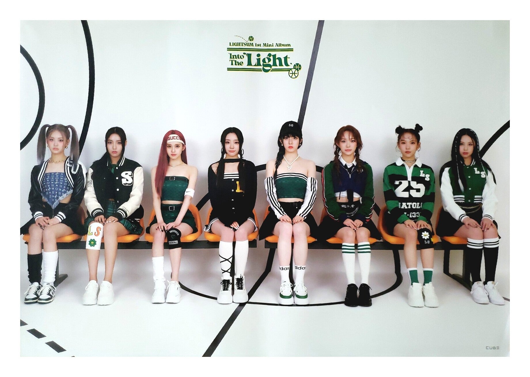 Lightsum 1st Mini Album Into the Light Official Poster - Photo Concept ...