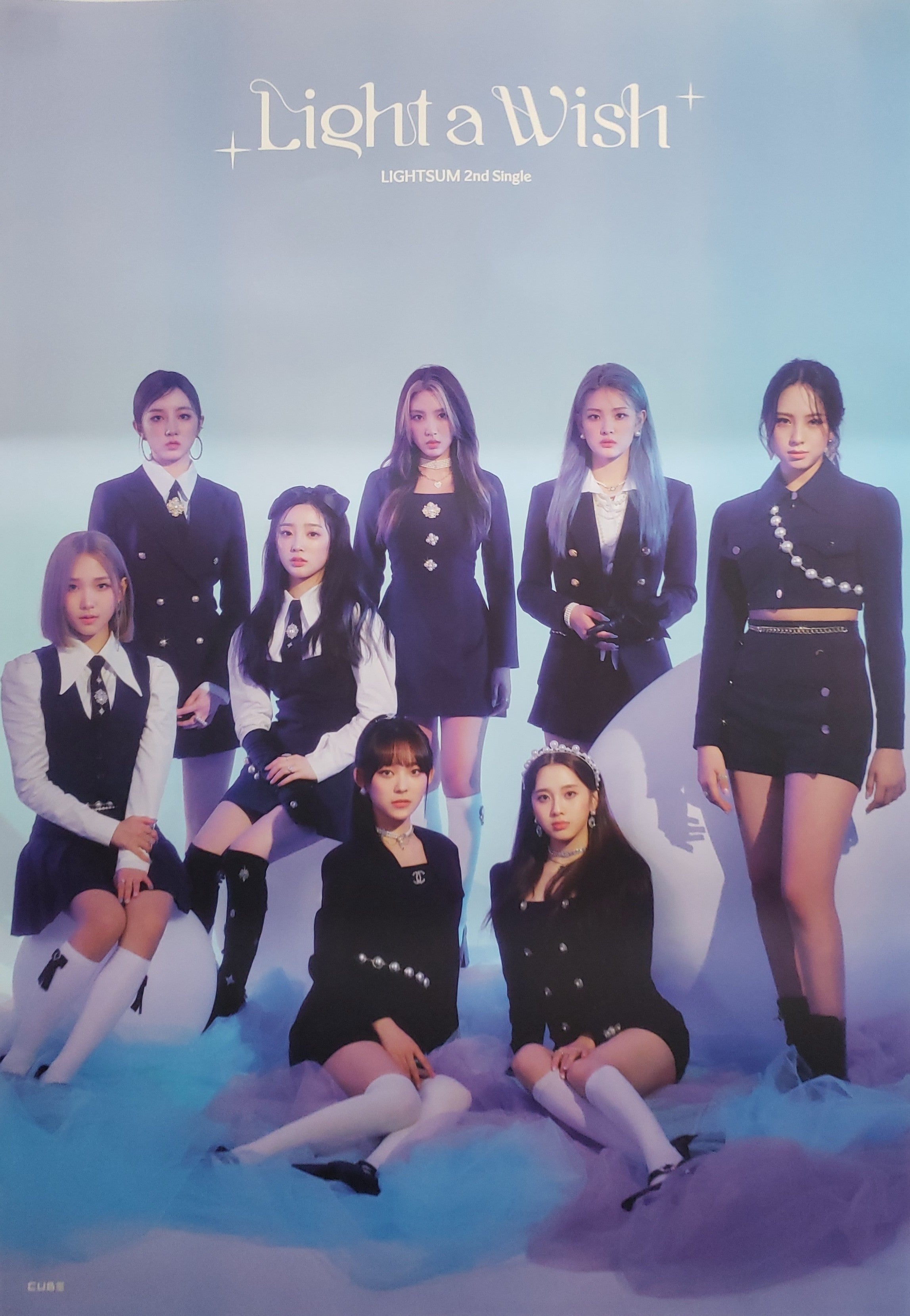 Lightsum 2nd Single Album Light A Wish Official Poster - Photo Concept ...