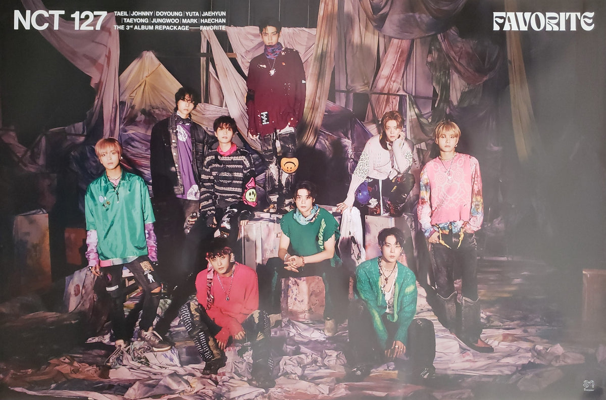 NCT 127 3rd Album Repackage Favorite Official Poster - Photo Concept C ...