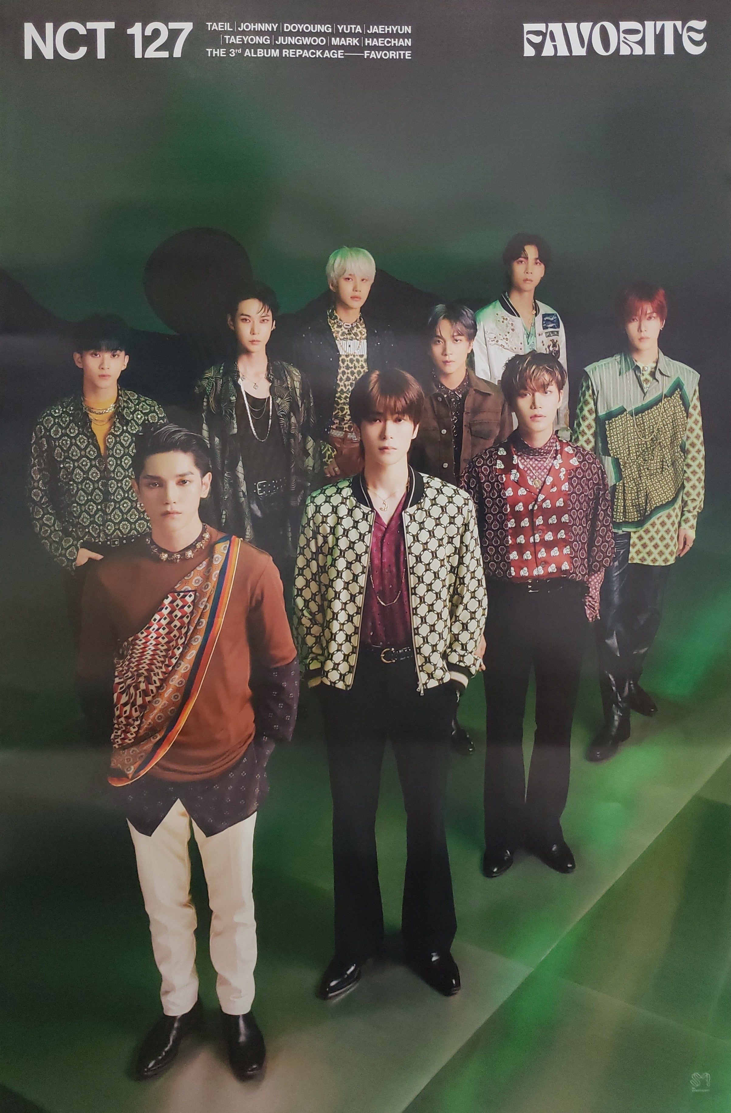 NCT 127 3rd Album Repackage Favorite Air-Kit Official Poster - Photo C ...