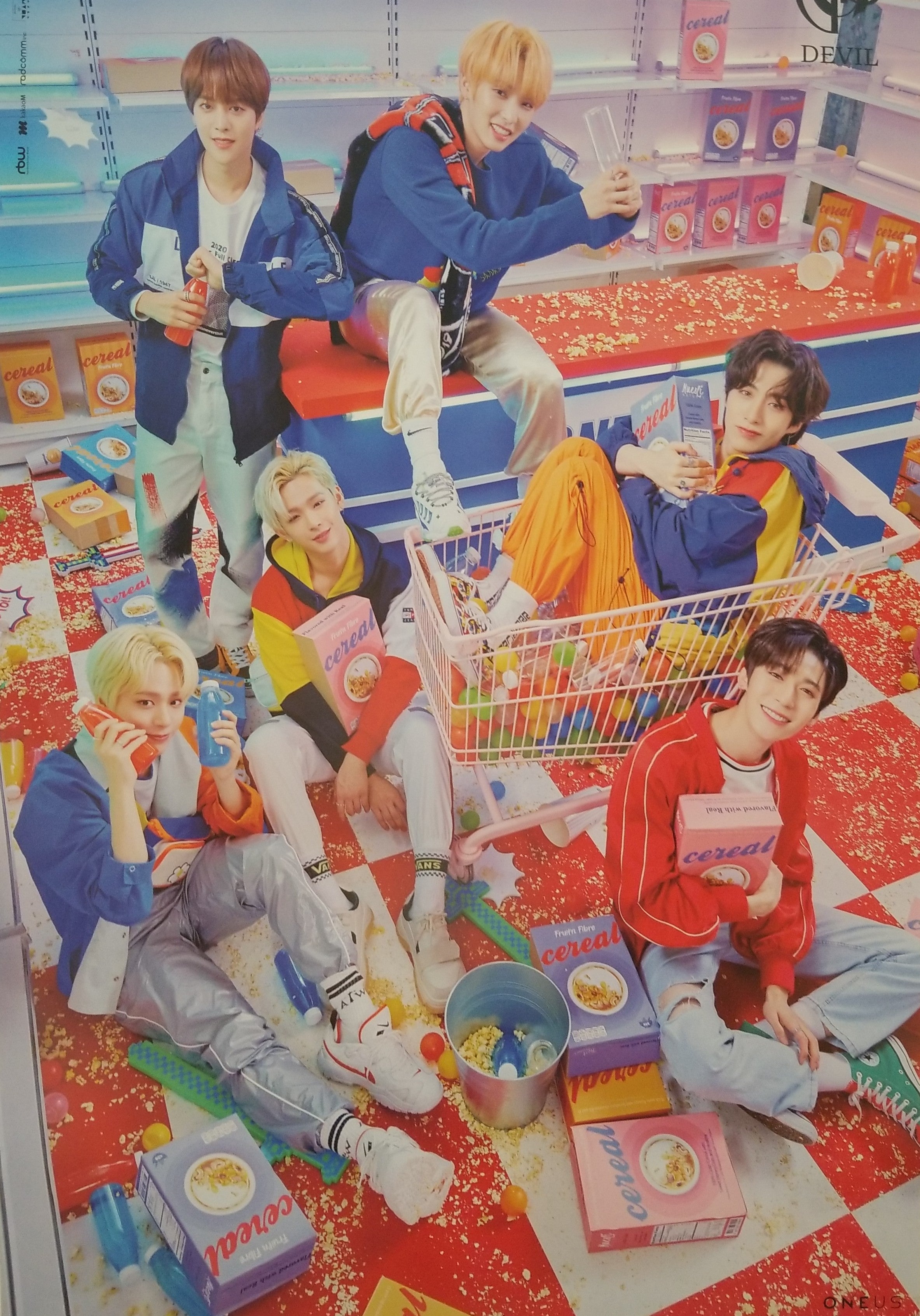 ONEUS 1st Album DEVIL Official Poster - Photo Concept 4 – Choice Music LA