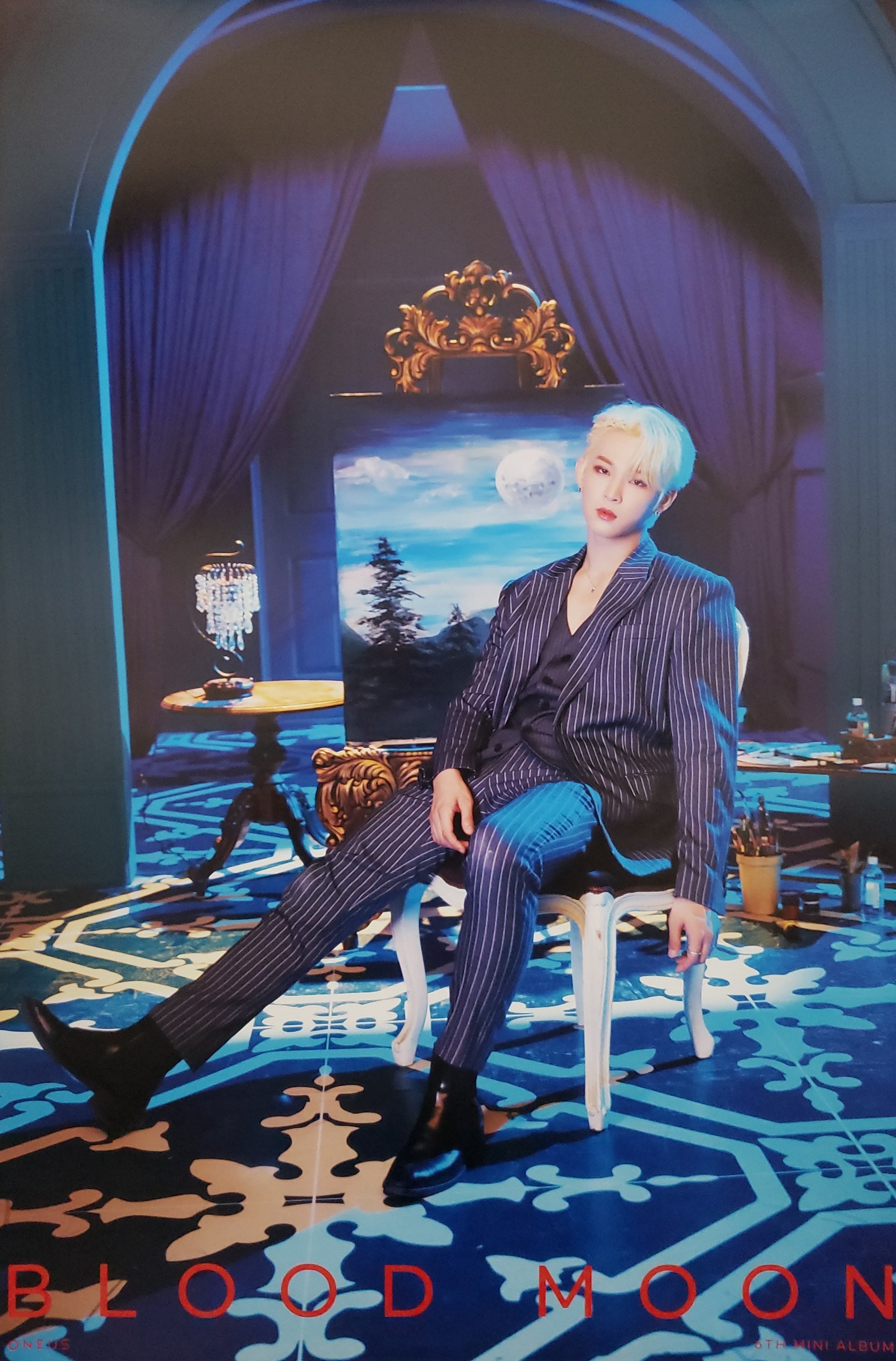 Oneus 6th Mini Album Blood Moon Official Poster - Photo Concept Leedo ...