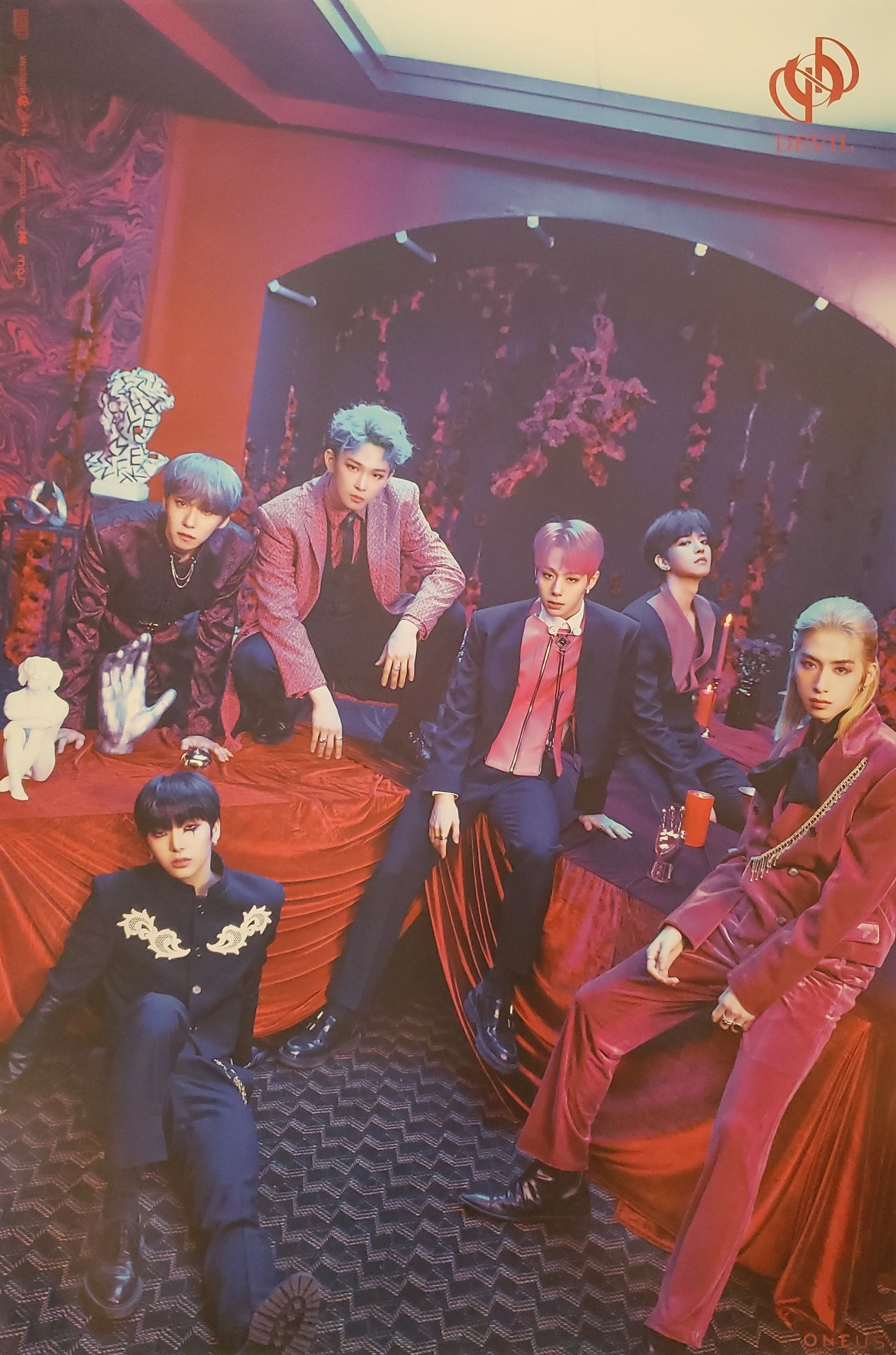 ONEUS 1st Album DEVIL Official Poster - Photo Concept 3 – Choice Music LA