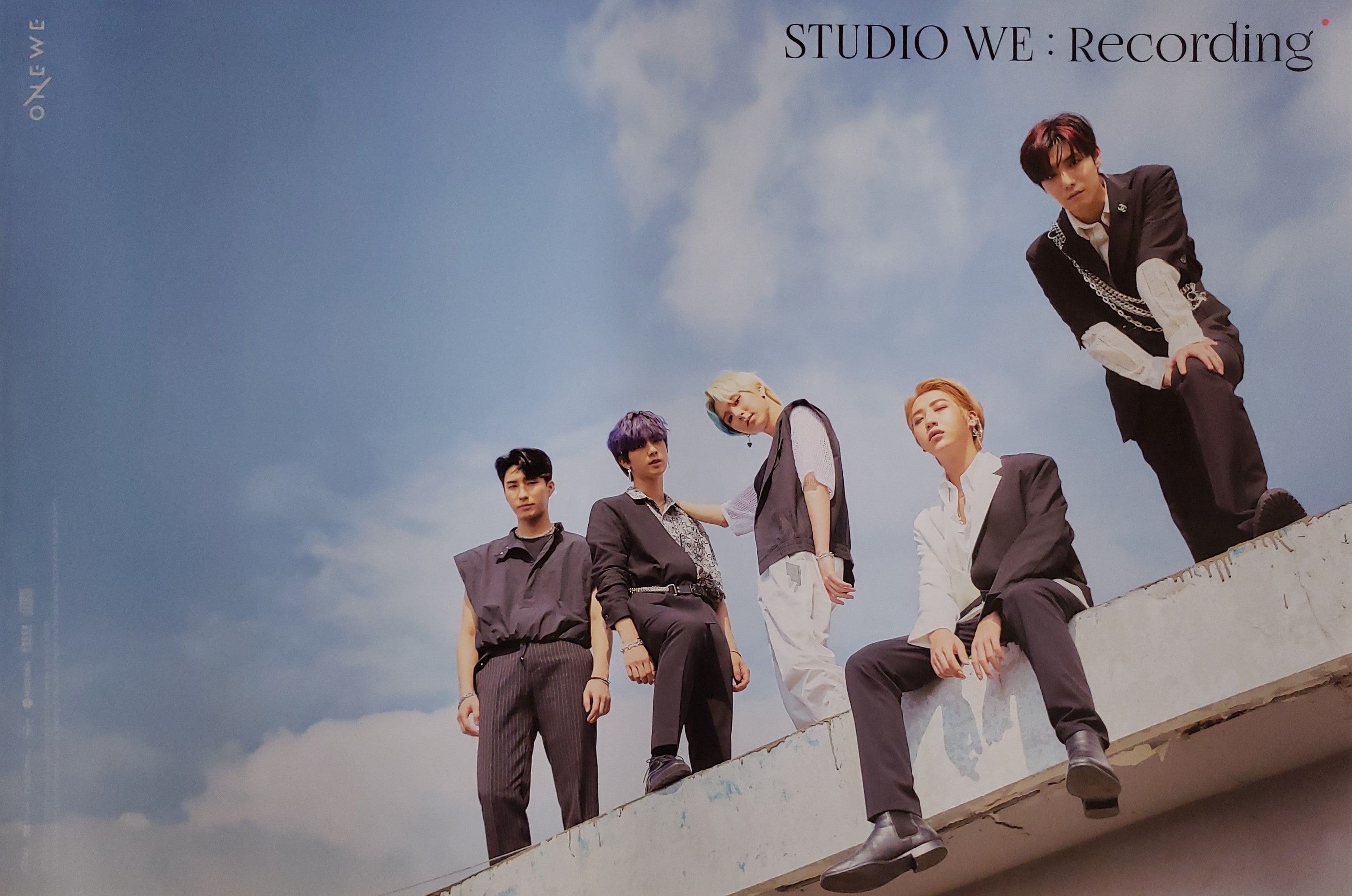ONEWE 1st Demo Album STUDIO WE : Recording Official Poster - Photo Con ...