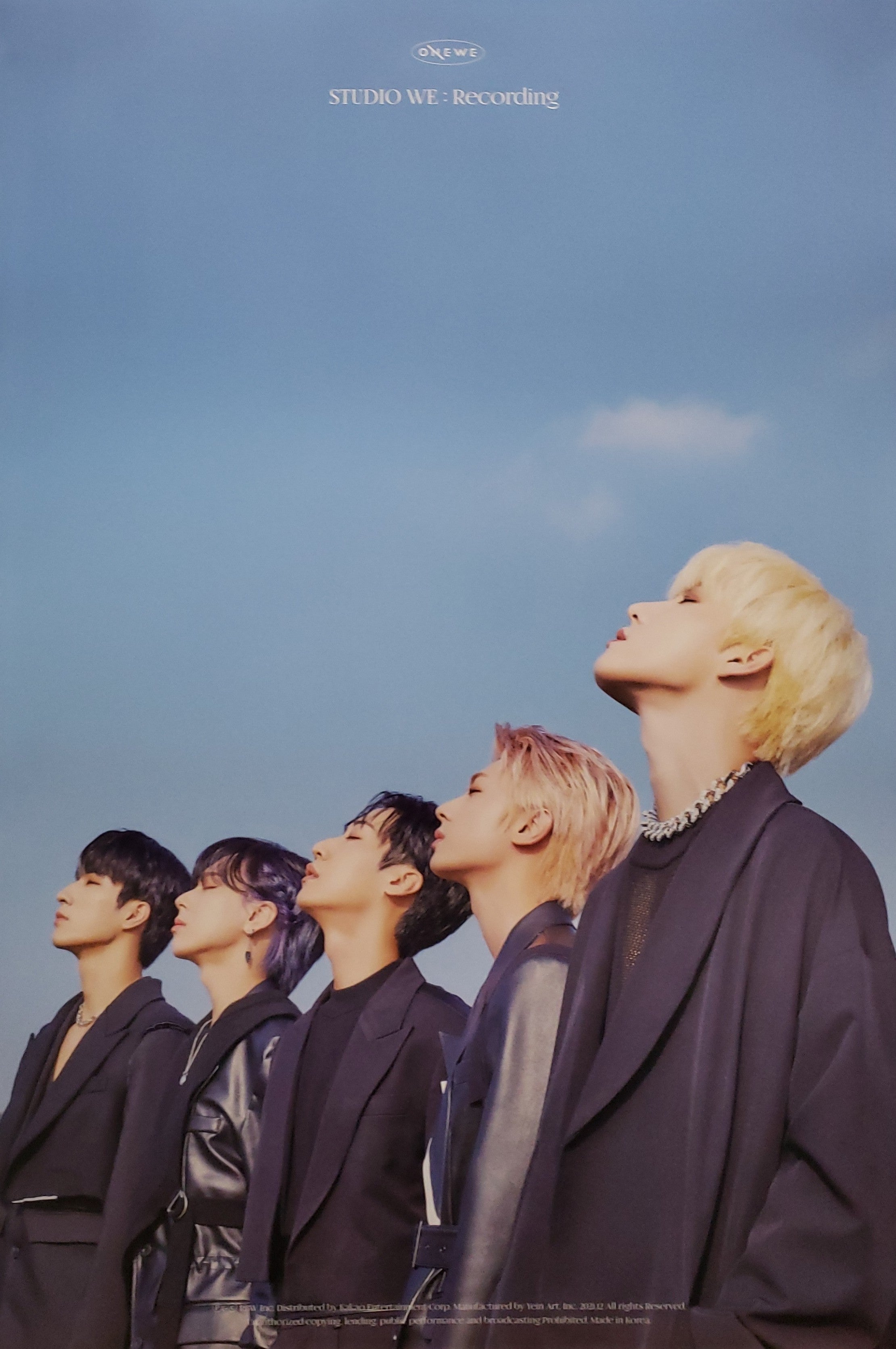 ONEWE 2ND DEMO ALBUM STUDIO WE : RECORDING 2 OFFICIAL POSTER - PHOTO C ...