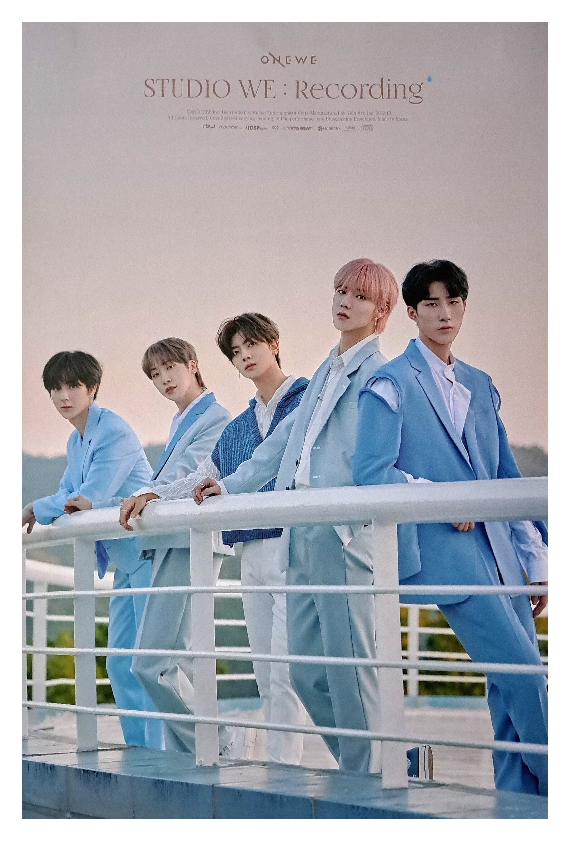 Onewe 3rd Demo Album Studio We : Recording 3 Official Poster - Photo C ...