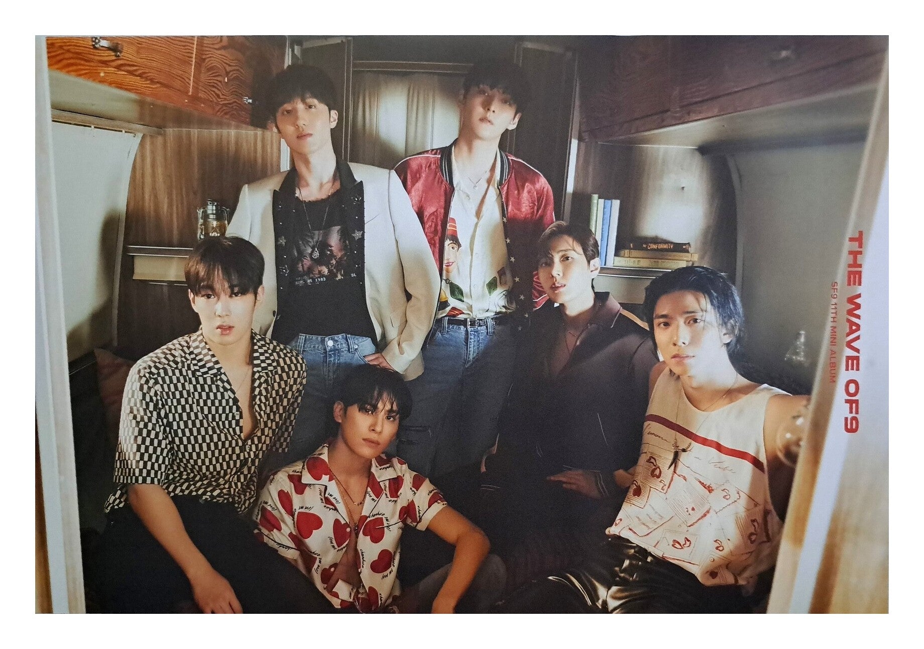 SF9 11th Mini Album The Wave OF9 Official Poster - Photo Concept Chill ...