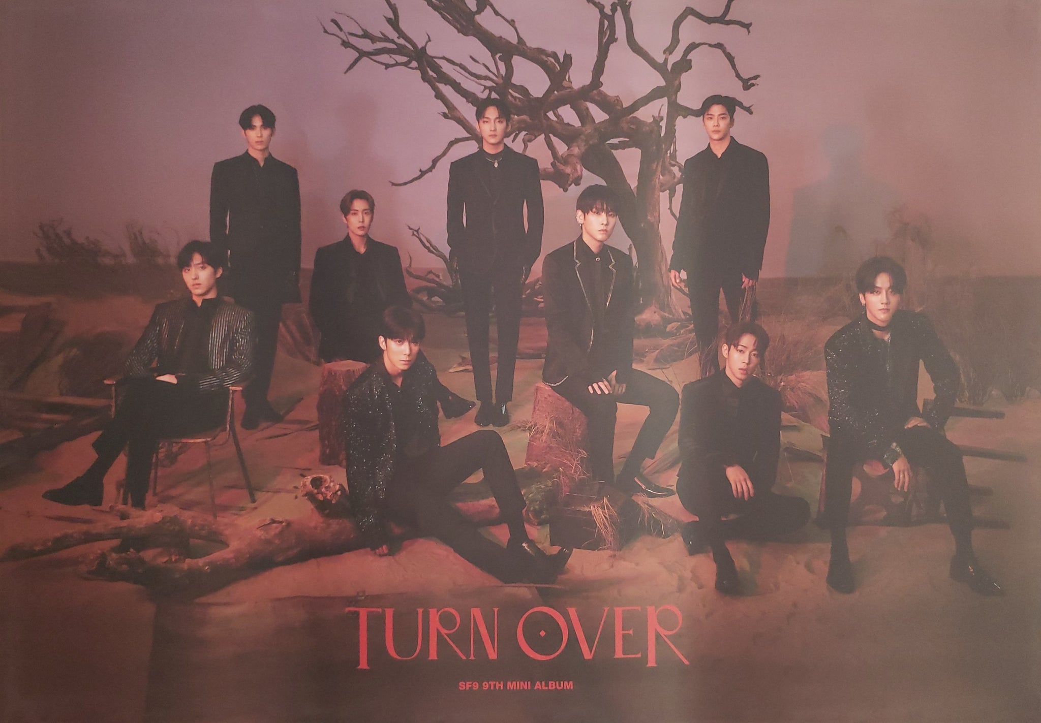 SF9 9TH MINI ALBUM TURN OVER Official Poster - Photo Concept F – Choice Music LA
