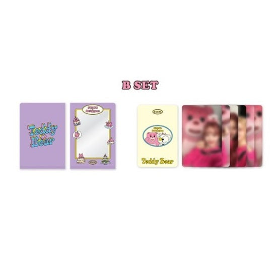 STAYC Teddy Bear Official Merchandise - Mini L-Holder Set – Choice Music LA