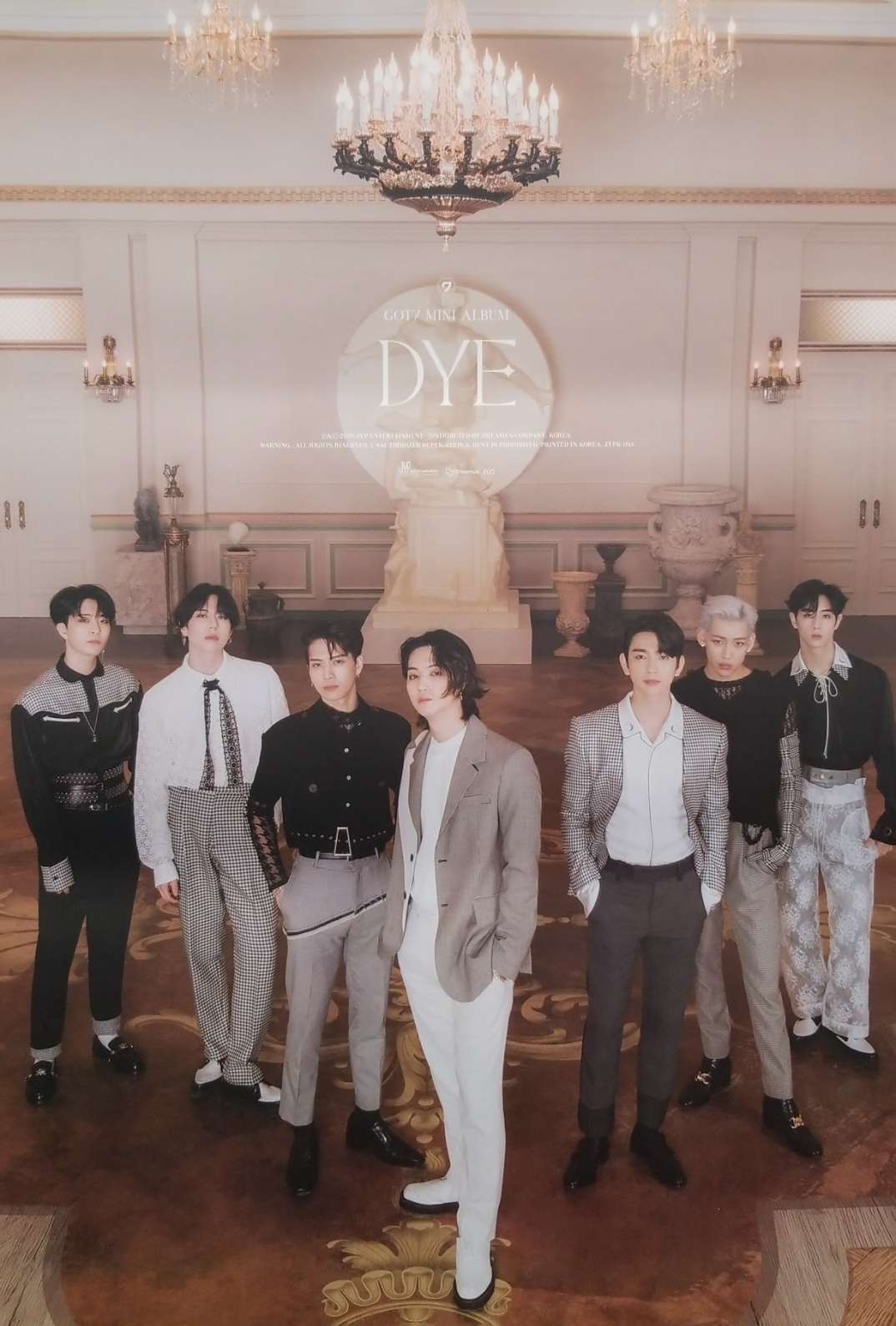 GOT7 Mini Album Dye Official Poster - Photo Concept 2 – Choice Music LA