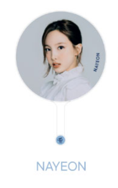 TWICE 2020 World in A Day Official Merchandise - Image Picket Fan ...