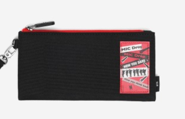 BTS MIC Drop Official Merchandise - CABLE PATCH POUCH – Choice Music LA