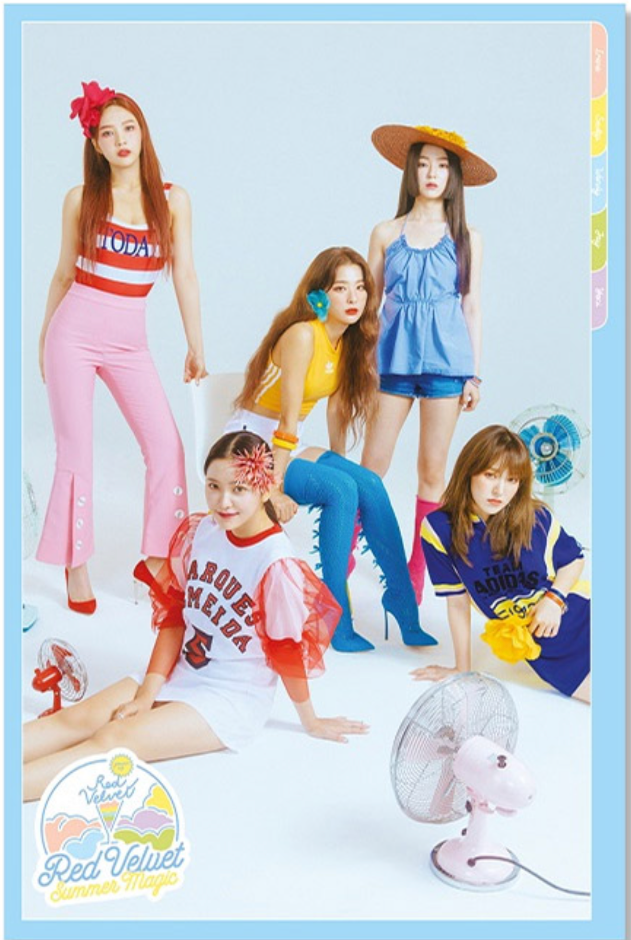 Red Velvet Summer Magic Official Poster - Limited Edition Version ...