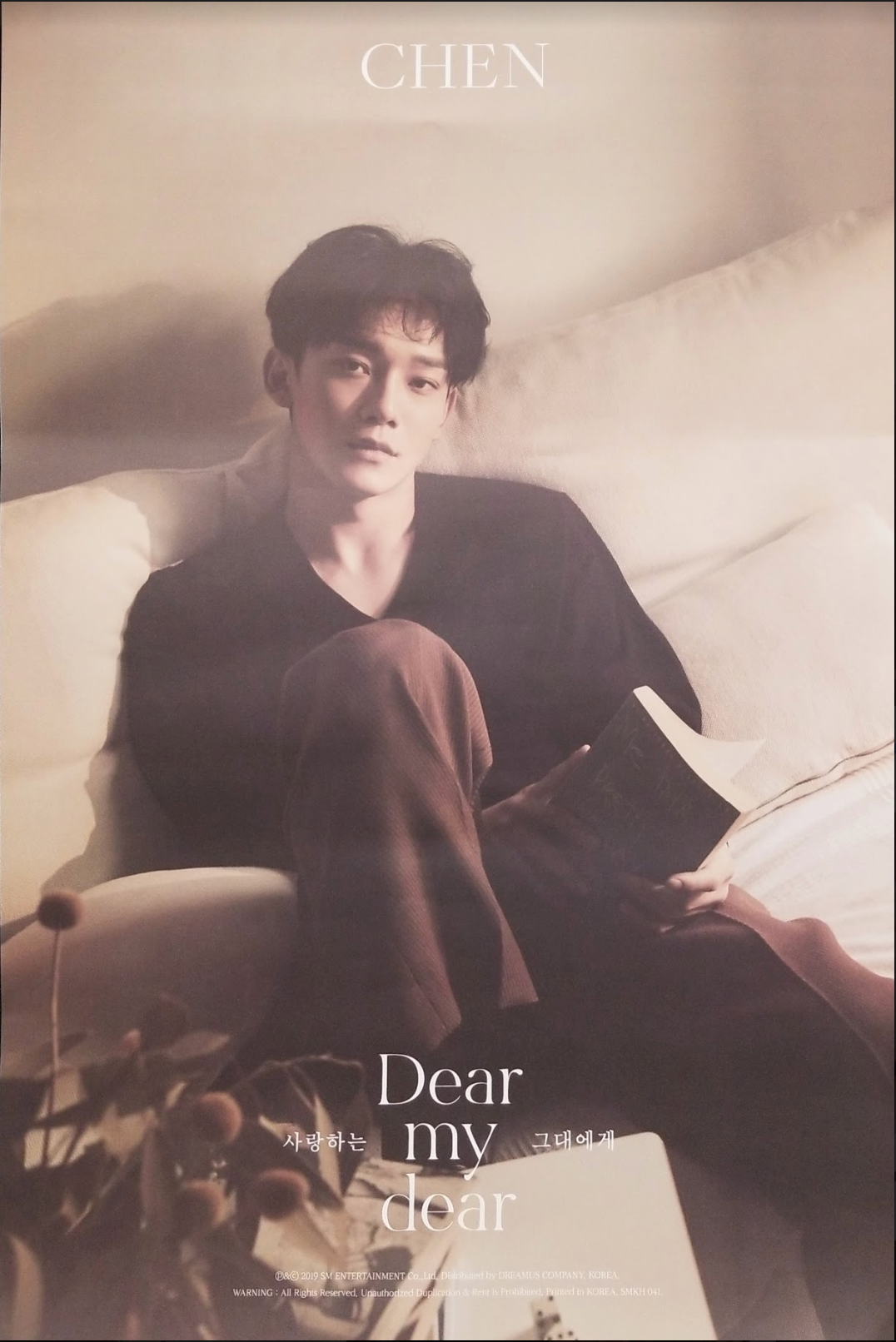 Chen 2nd Mini Album Dear My Dear Official Poster - Photo Concept 3 ...