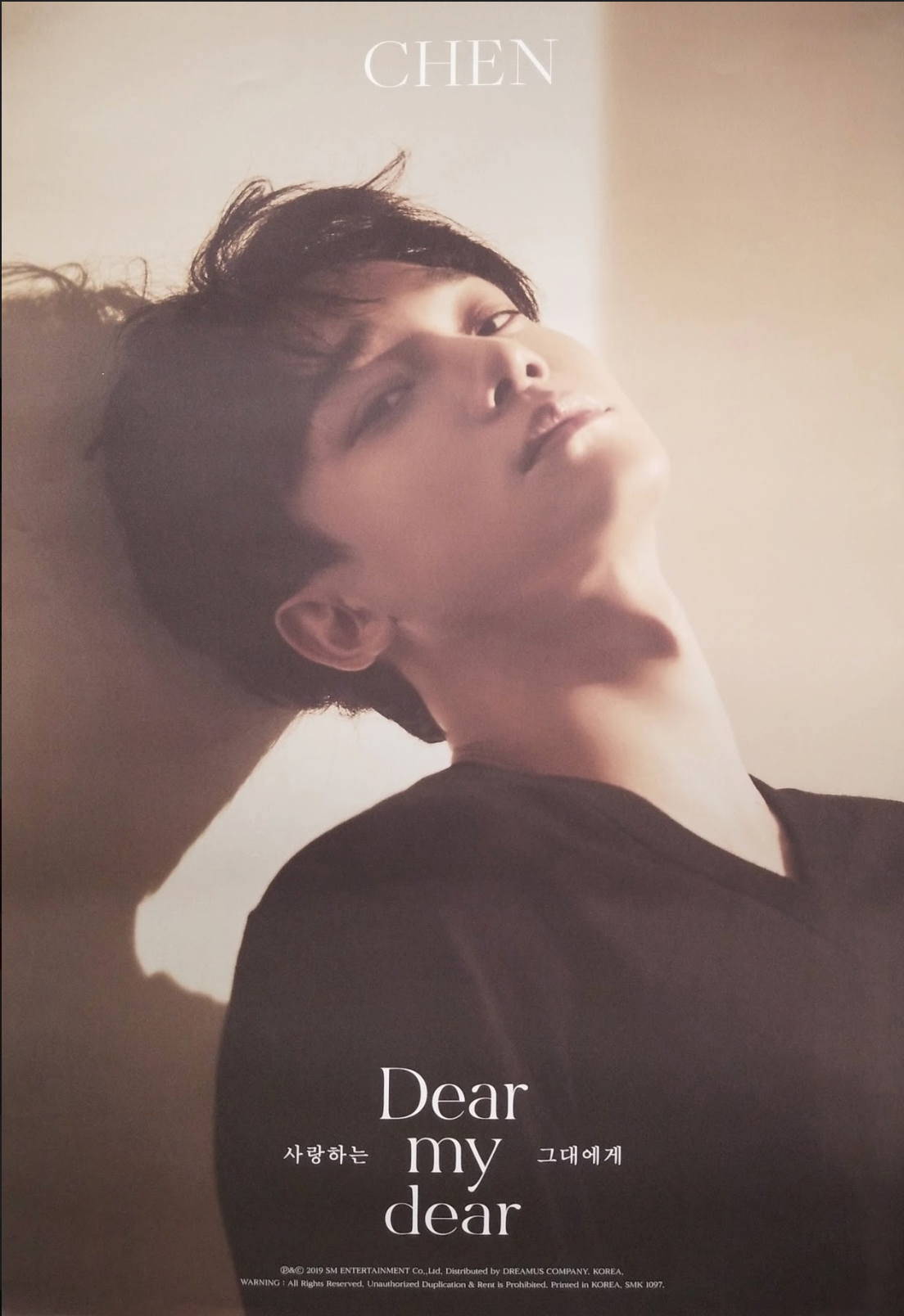 Chen 2nd Mini Album Dear My Dear Official Poster - Photo Concept 5 ...