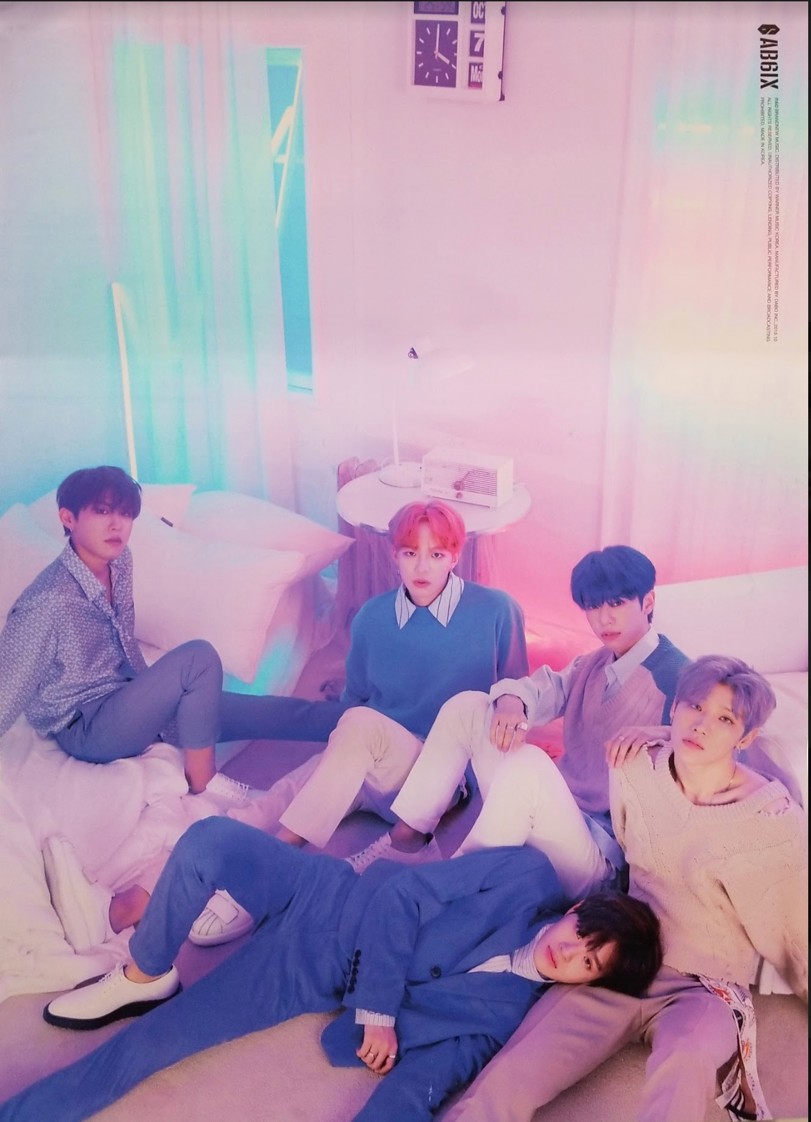 AB6IX 1st Album 6IXENSE Official Poster - Photo Concept 2 – Choice Music LA