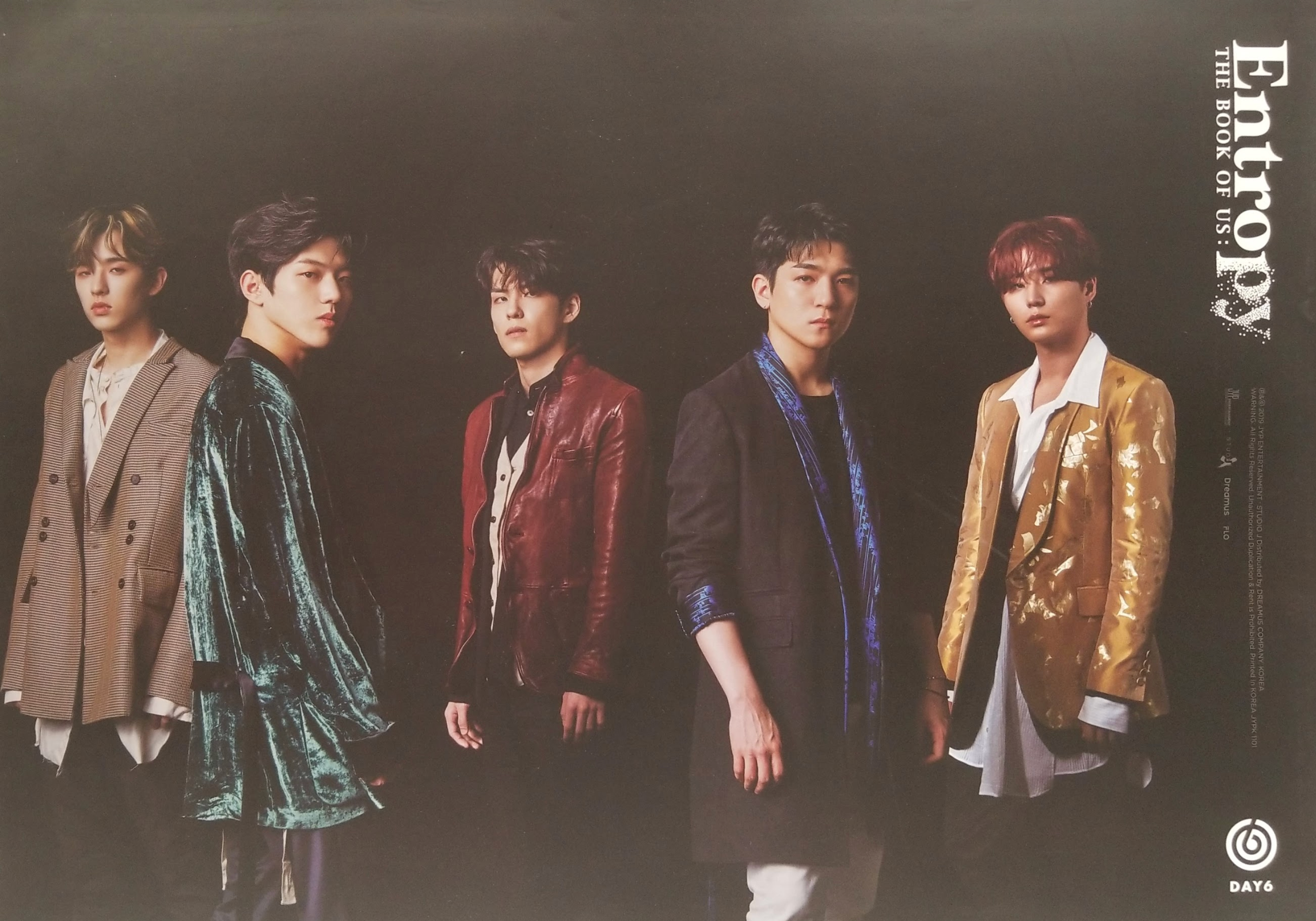 Day6 3rd Album The Book of Us: Entropy Official Poster - Photo Concept ...