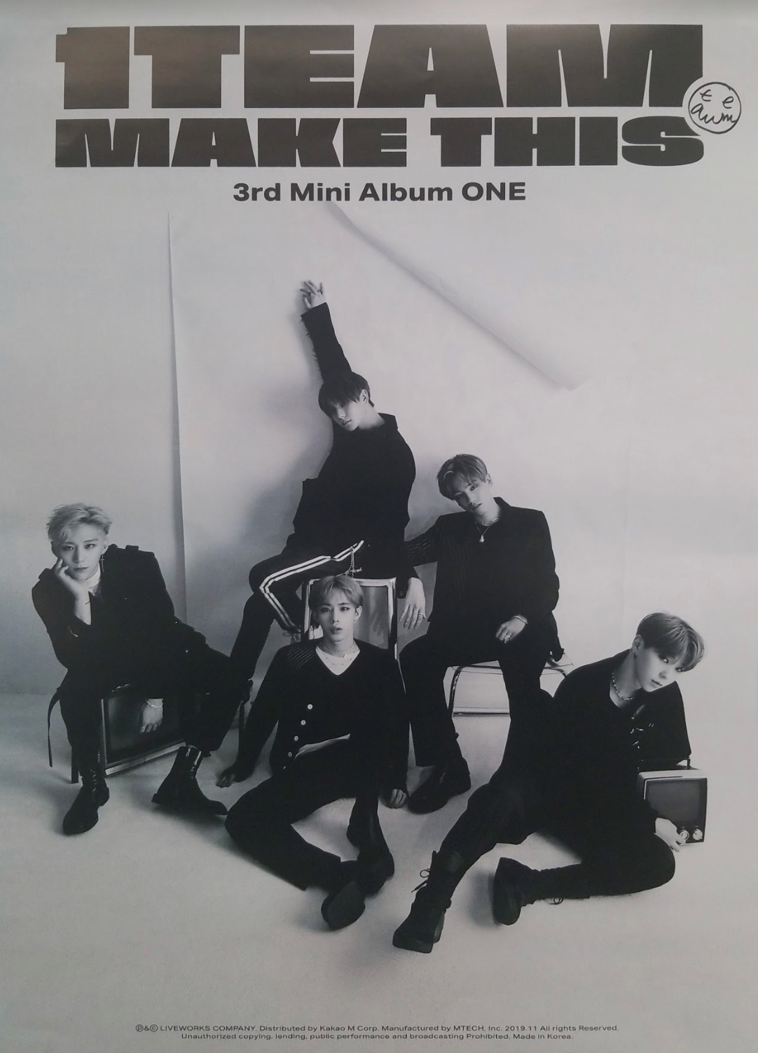 1Team 3rd Mini Album One Official Poster - Photo Concept 1 – Choice ...