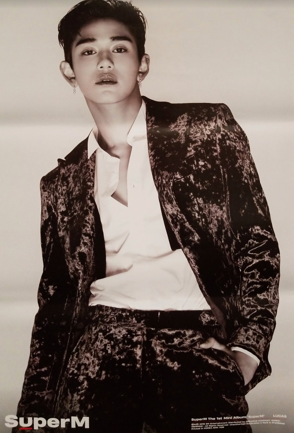 SuperM 1st Mini Album SuperM Official Poster - Photo Concept Lucas ...