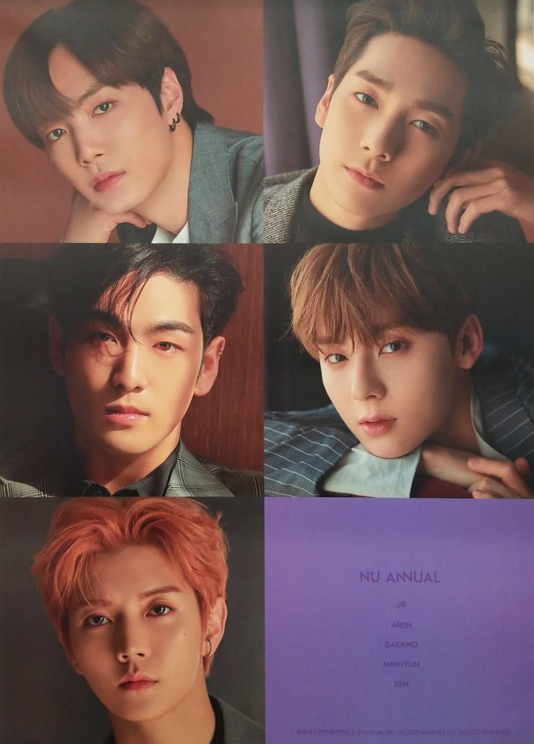 NU'EST Nu Annual Photobook Official Poster - Photo Concept 2 – Choice ...