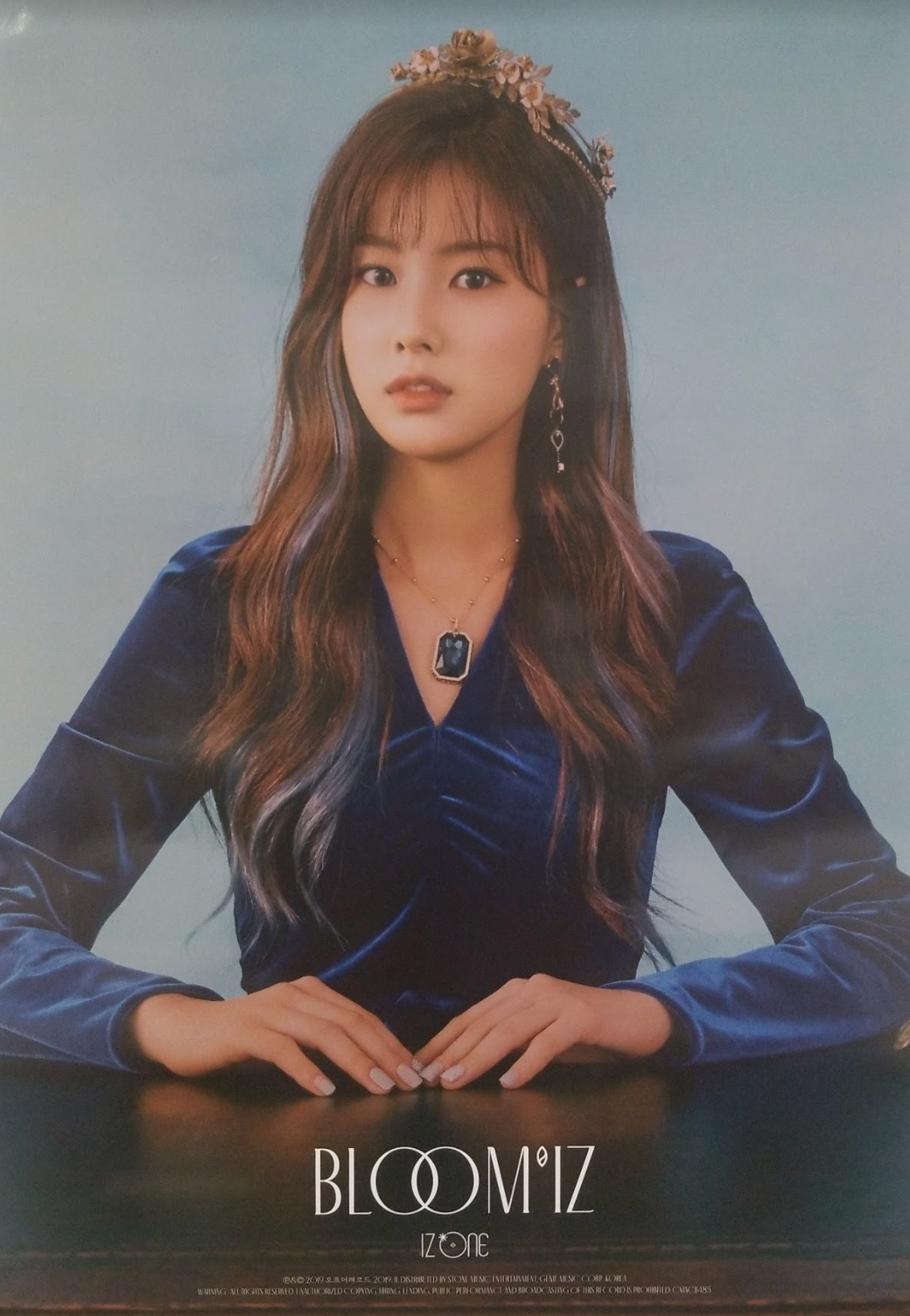 IZ*ONE 1st Album Bloom*IZ Official Poster - Photo Concept Hyewon ...