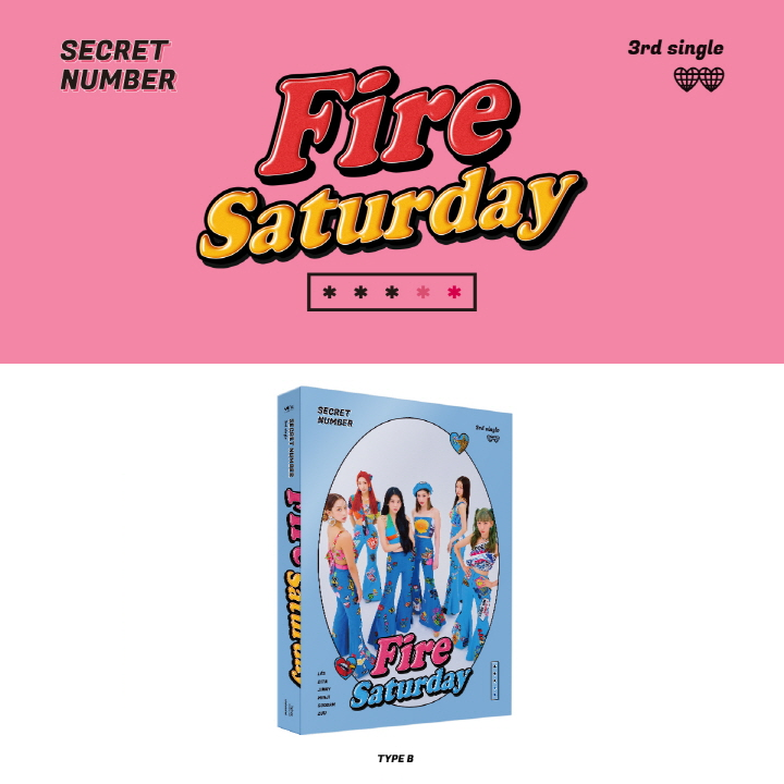 Secret Number 3rd Single Album - Fire Saturday (Standard Edition ...