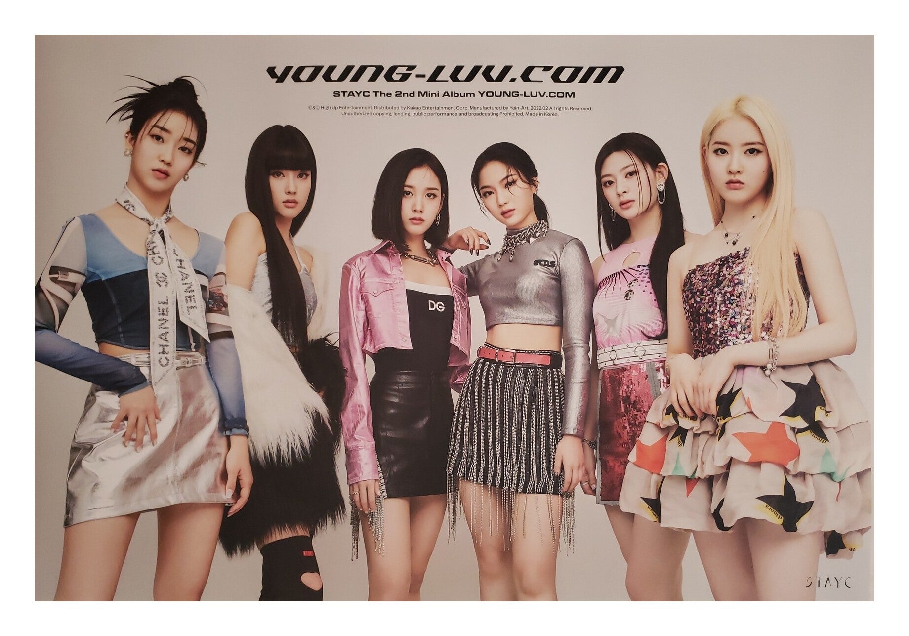 Stayc 2nd Mini Album Young-Luv.Com (Young Version) Official Poster - P ...