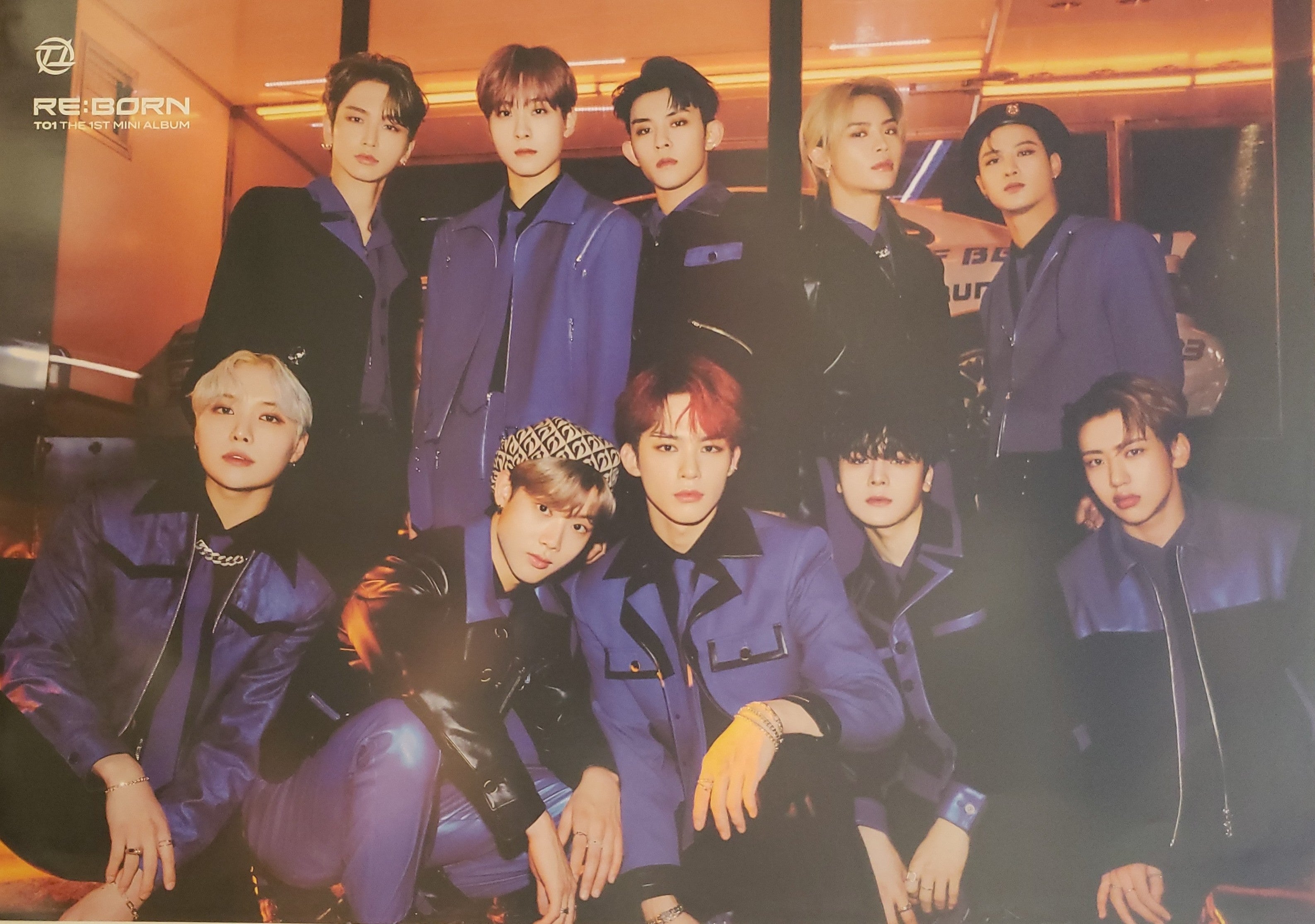 TO1 1st Mini Album [Re: Born] Official Poster - Photo Concept R ...